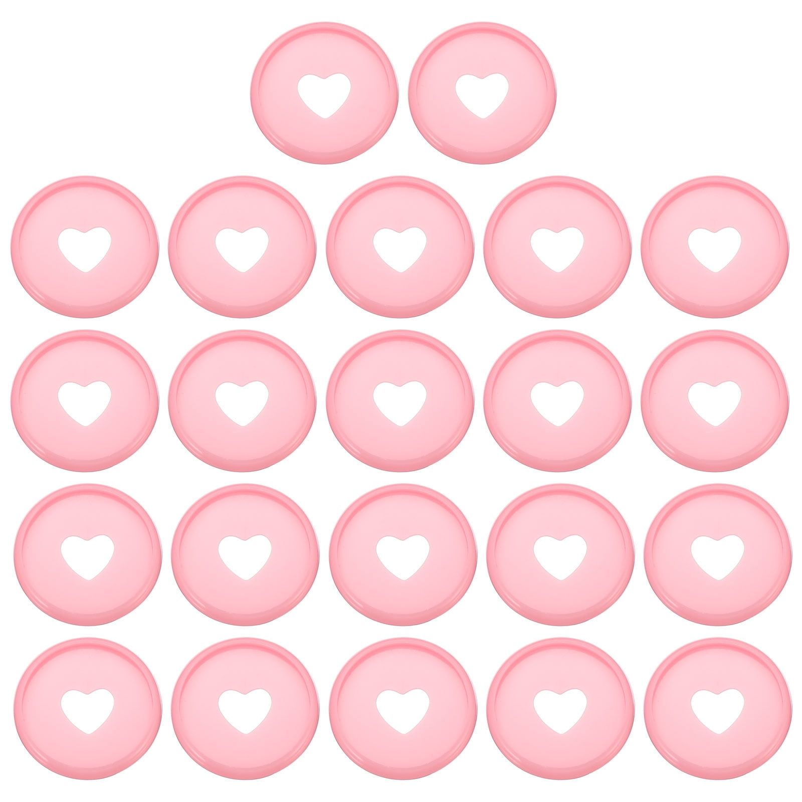 Uxcell 28mm Plastic Book Binding Discs Discbound Expansion Discs Heart ...