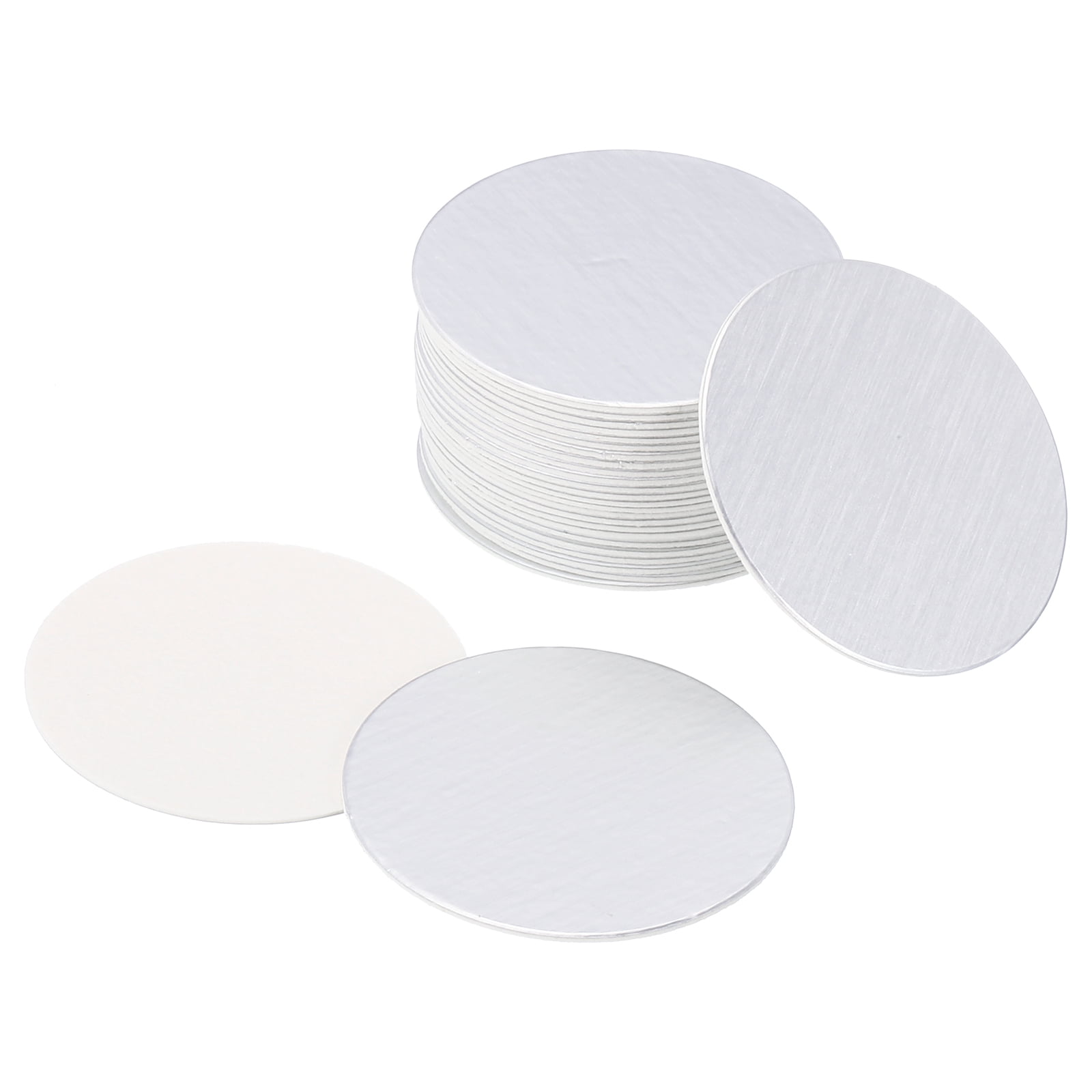 Uxcell 28mm Resistant Tamper Aluminum Foil Cap Liner Induction Heat ...