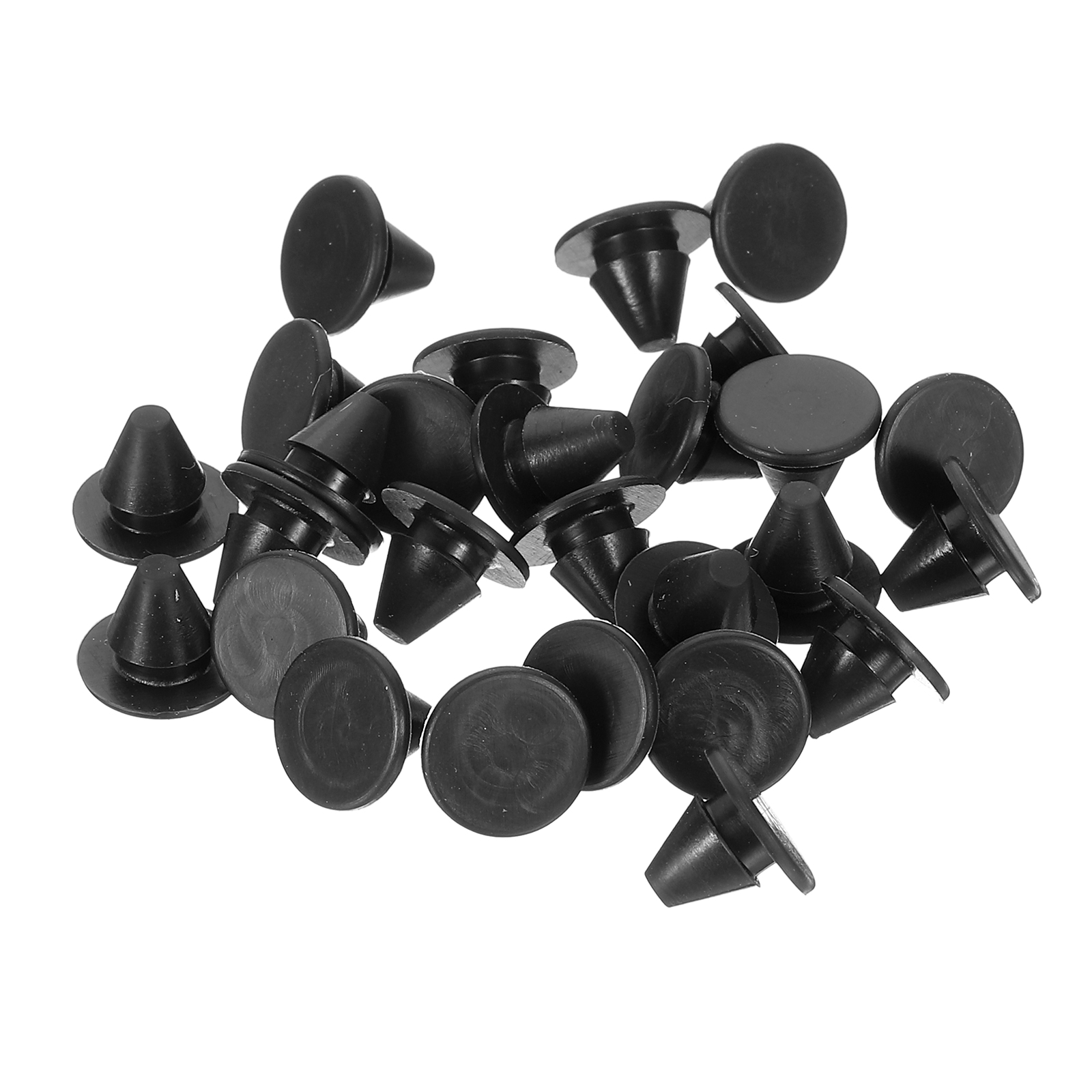 Uxcell 28pack Silicone Plugs, Round Snap in Locking Hole Plug ...