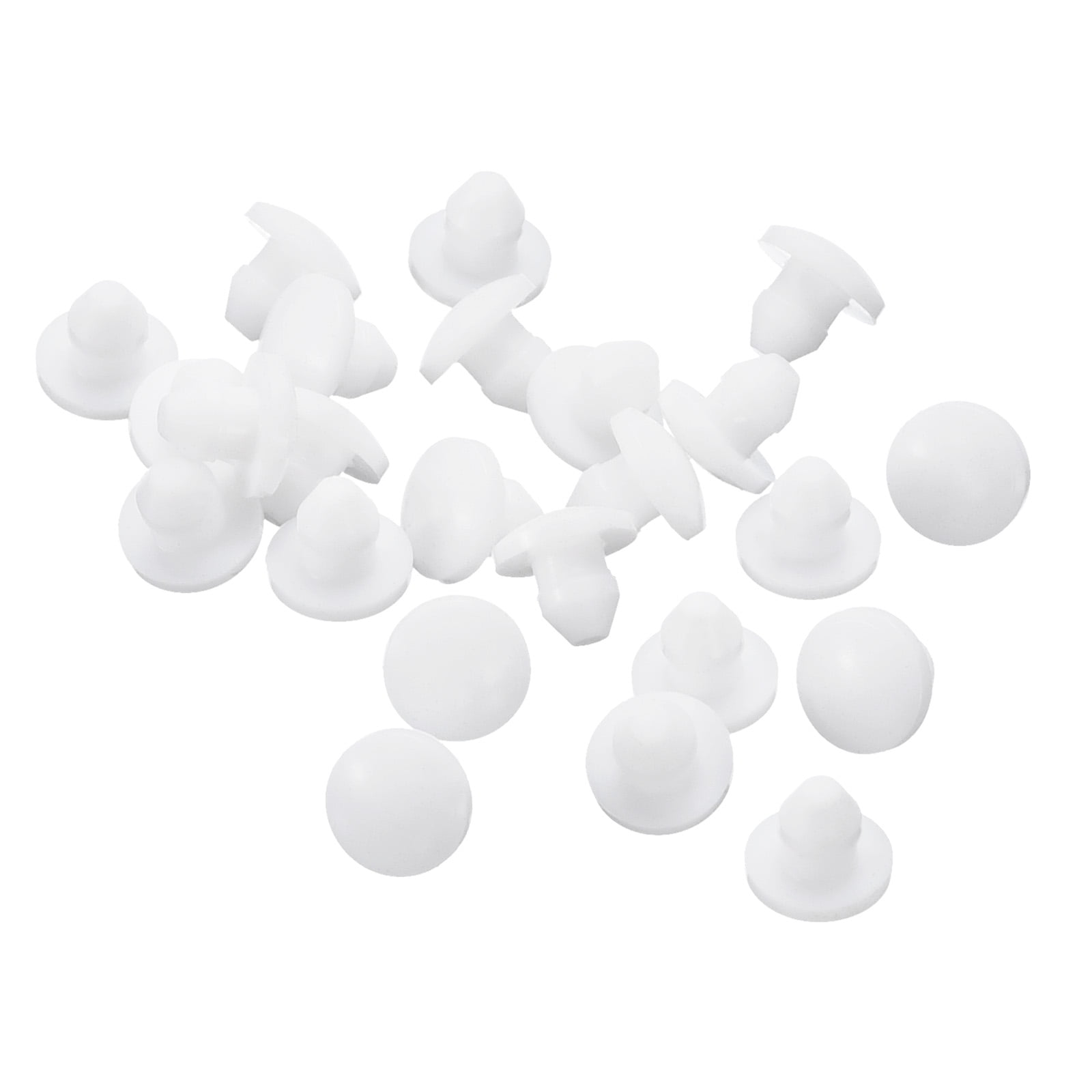 Uxcell 28pack Silicone Plugs, Round Snap in Locking Hole Plugs ...