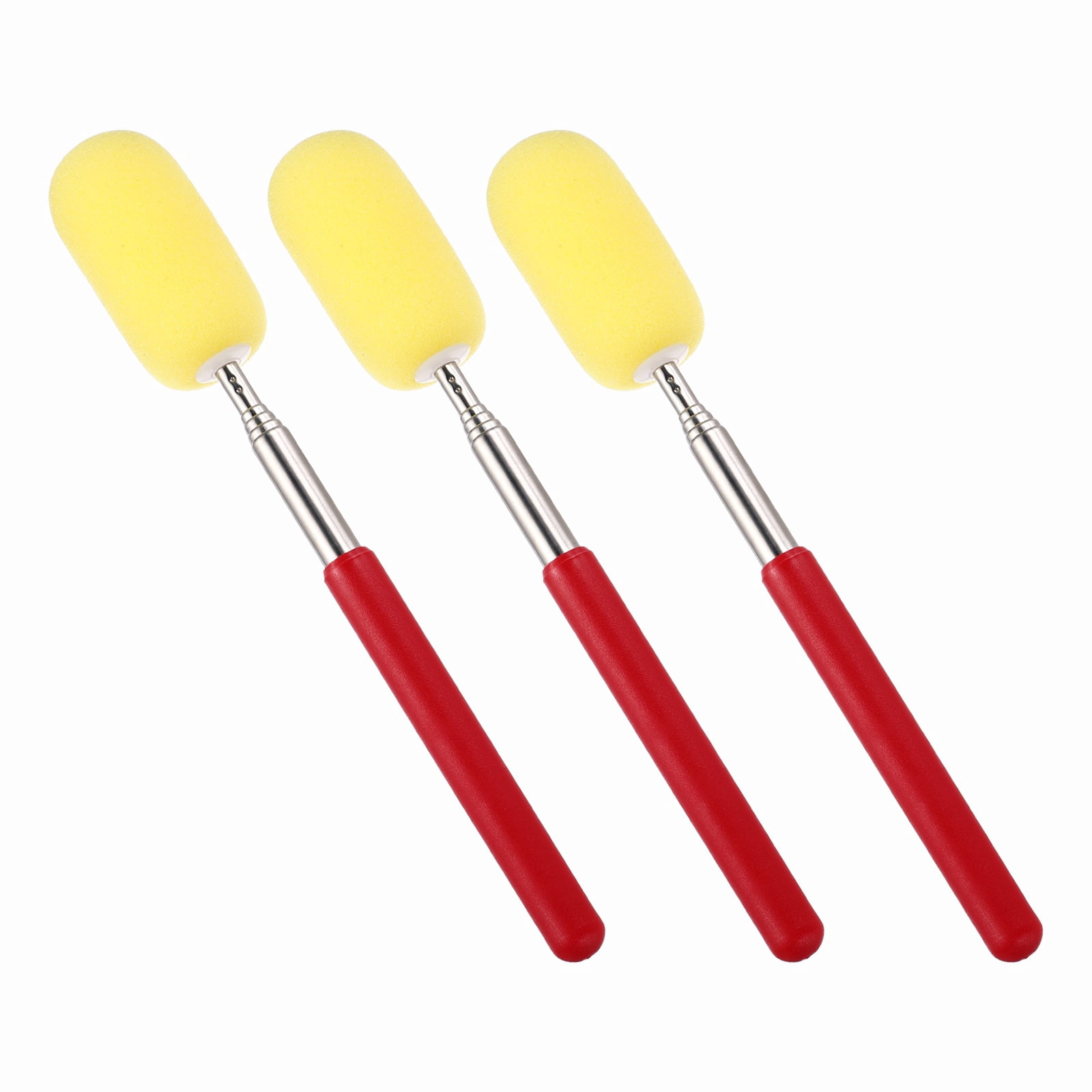 Uxcell 29.5" Telescoping Sponge Stick for Pottery, 3Pcs Retractable ...