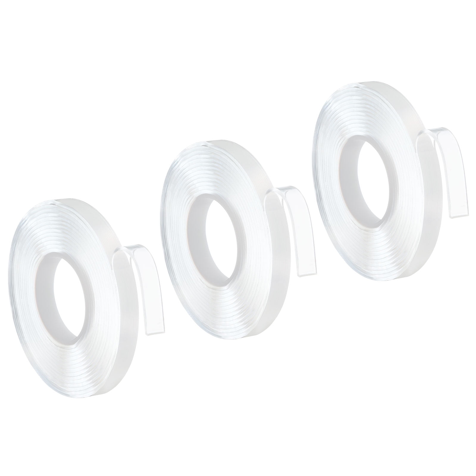 Uxcell 29.5Ft/354" Length 0.4" width Double Sided Tape, 3 Pack Clear ...