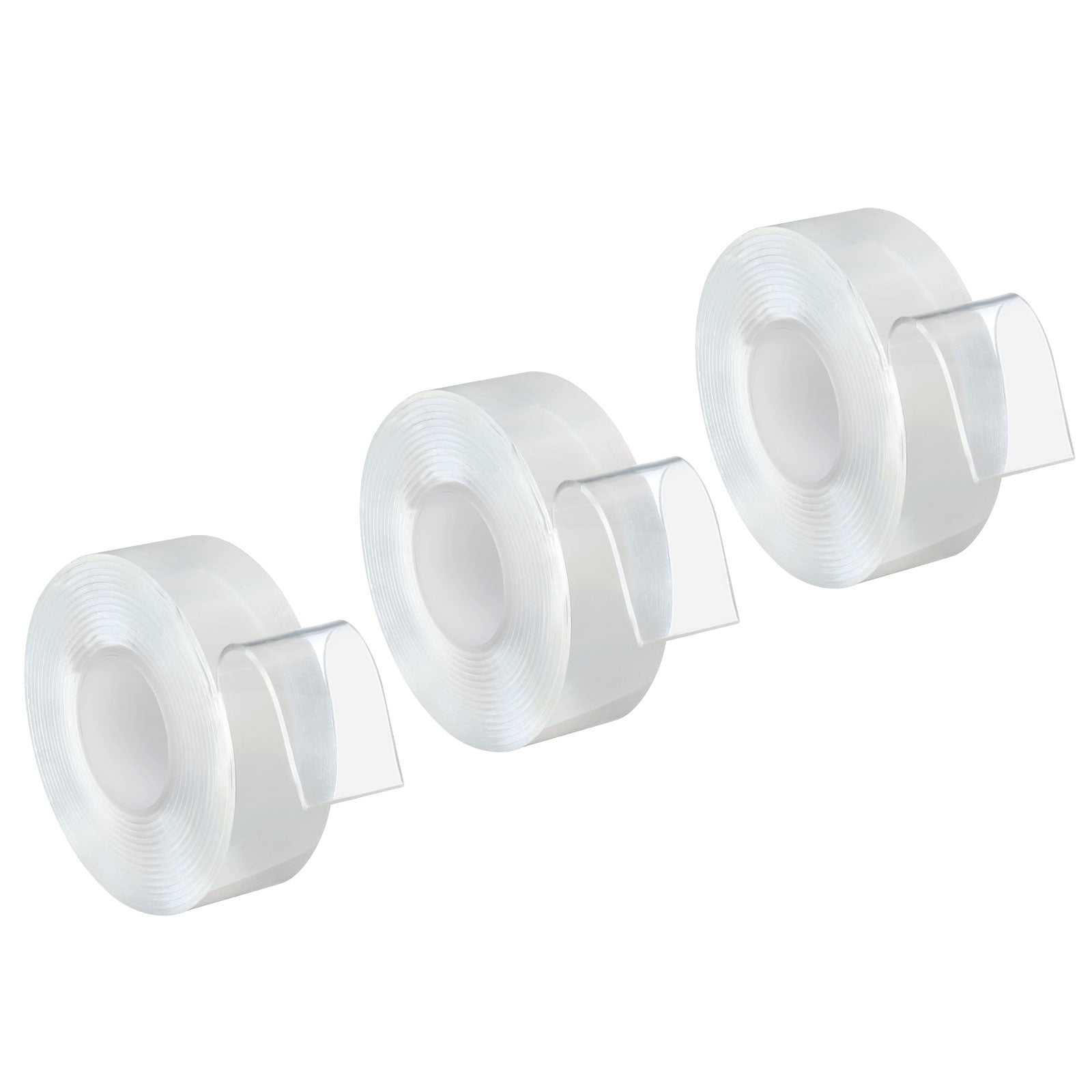 Uxcell 29.5Ft/354" Length 1.2" width Double Sided Tape, 3 Pack Clear ...