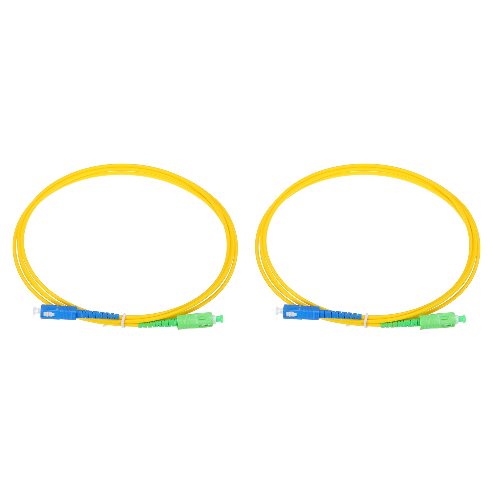 Uxcell 2M/6.56Ft Single-mode Simplex Fiber Optic Patch Cable SC/UPC-SC ...