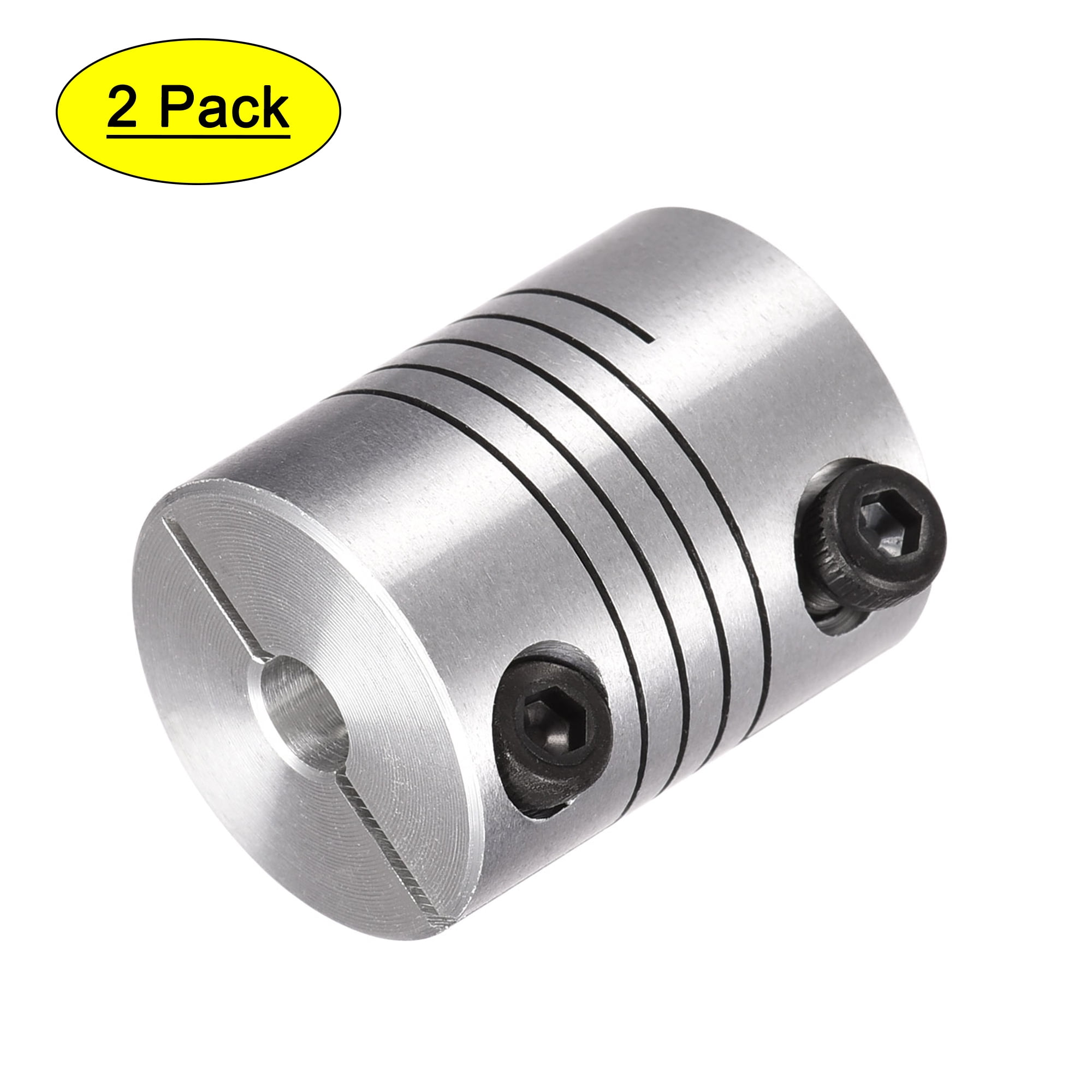 Uxcell 2PCS Motor Shaft 5mm to 5mm Helical Beam Coupler Coupling 20mm ...