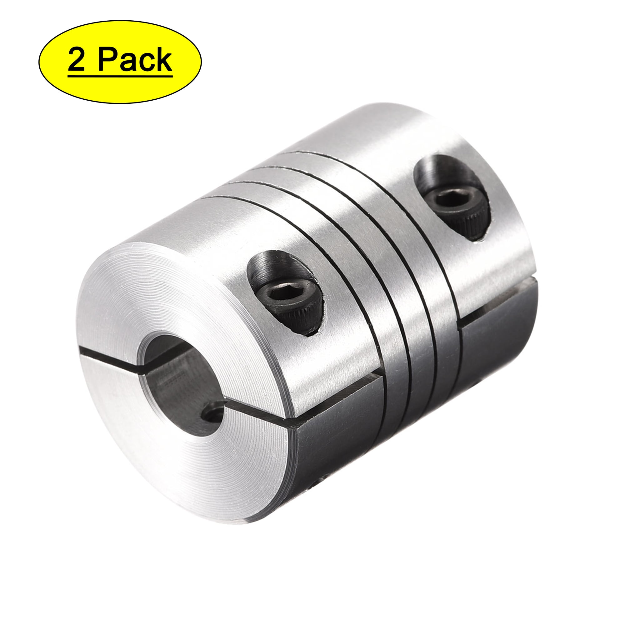 Uxcell 2PCS Motor Shaft 7mm to 10mm Helical Beam Coupler Coupling 25mm ...