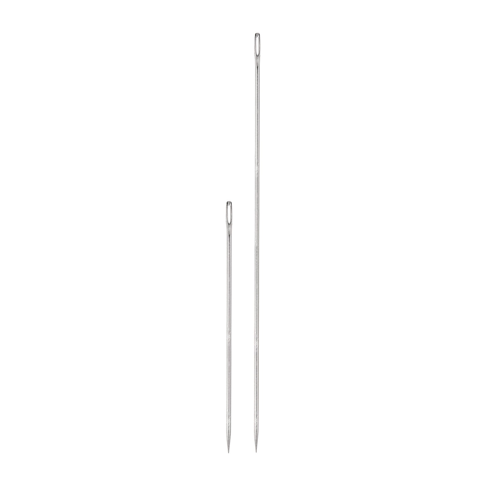 Uxcell 2PCS Upholstery Needle Large Eye Extra Long 6in, 10in Sewing ...