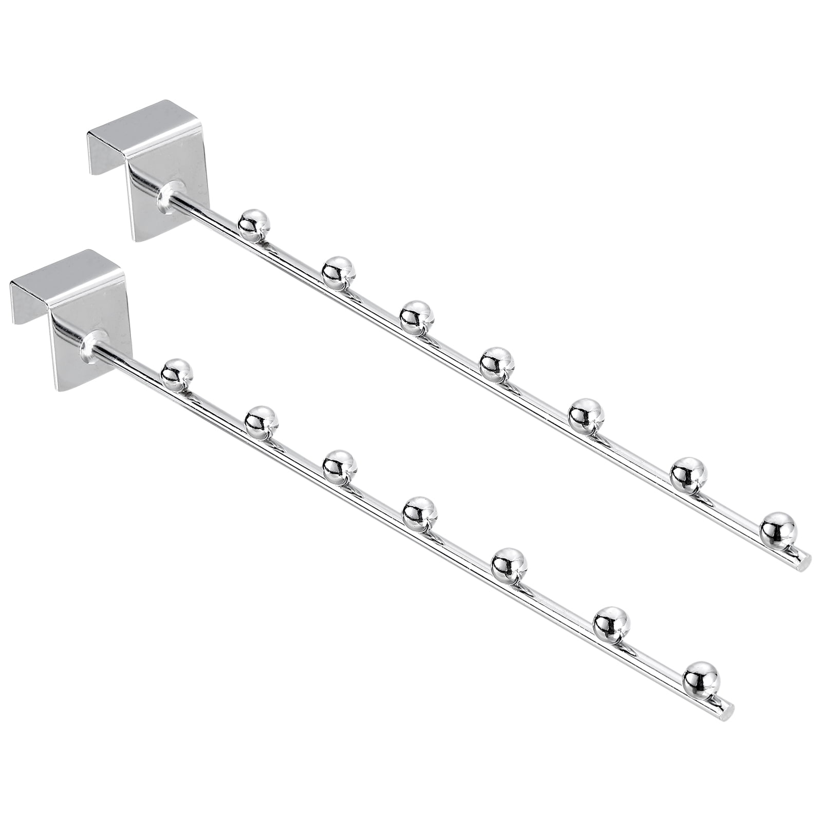 Uxcell 2Pack 10.24" 7 Ball Waterfall Hanger Rack Wall Hooks, Metal ...
