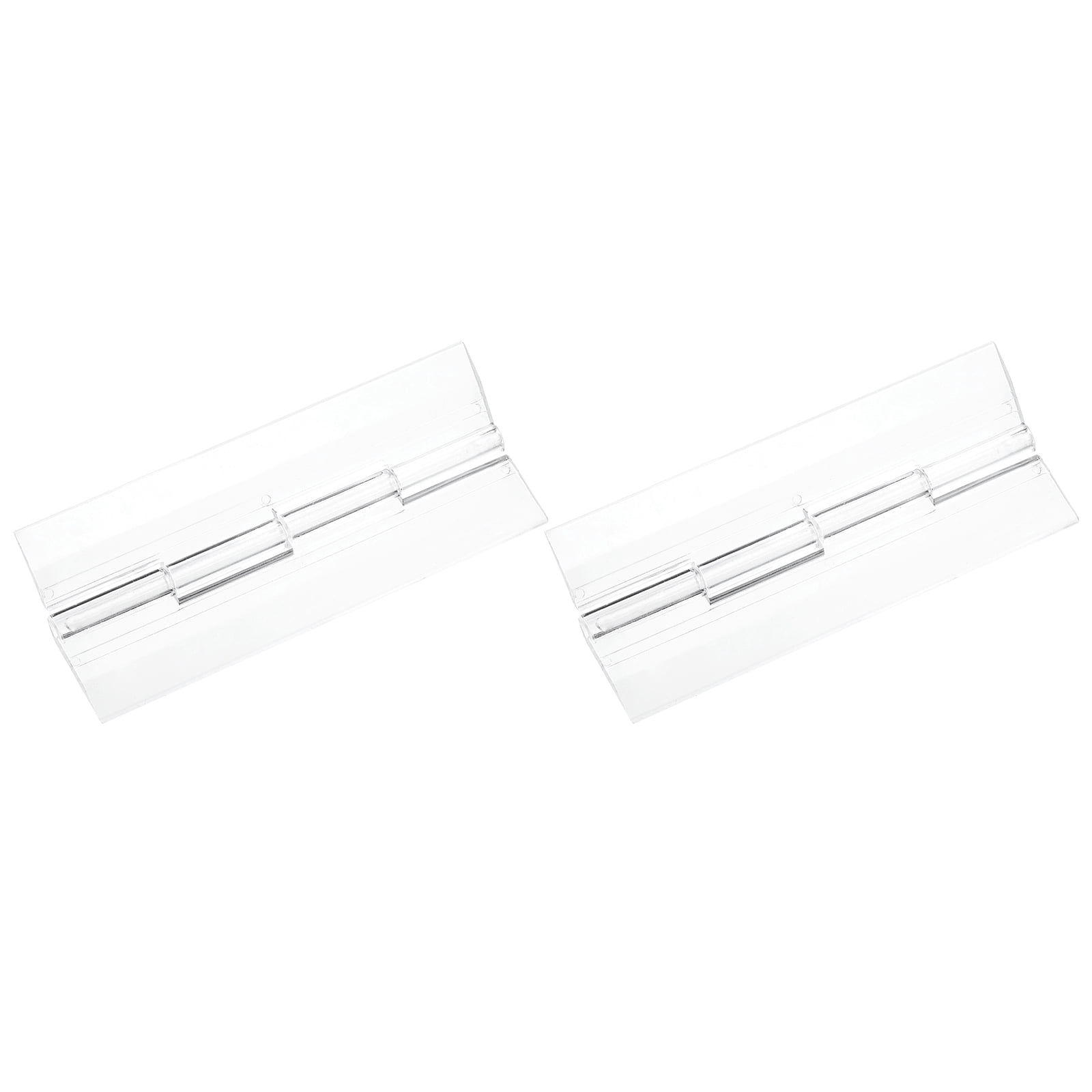 Uxcell 2Pack 100x42mm Acrylic Hinges Clear Folding Hinge Transparent ...