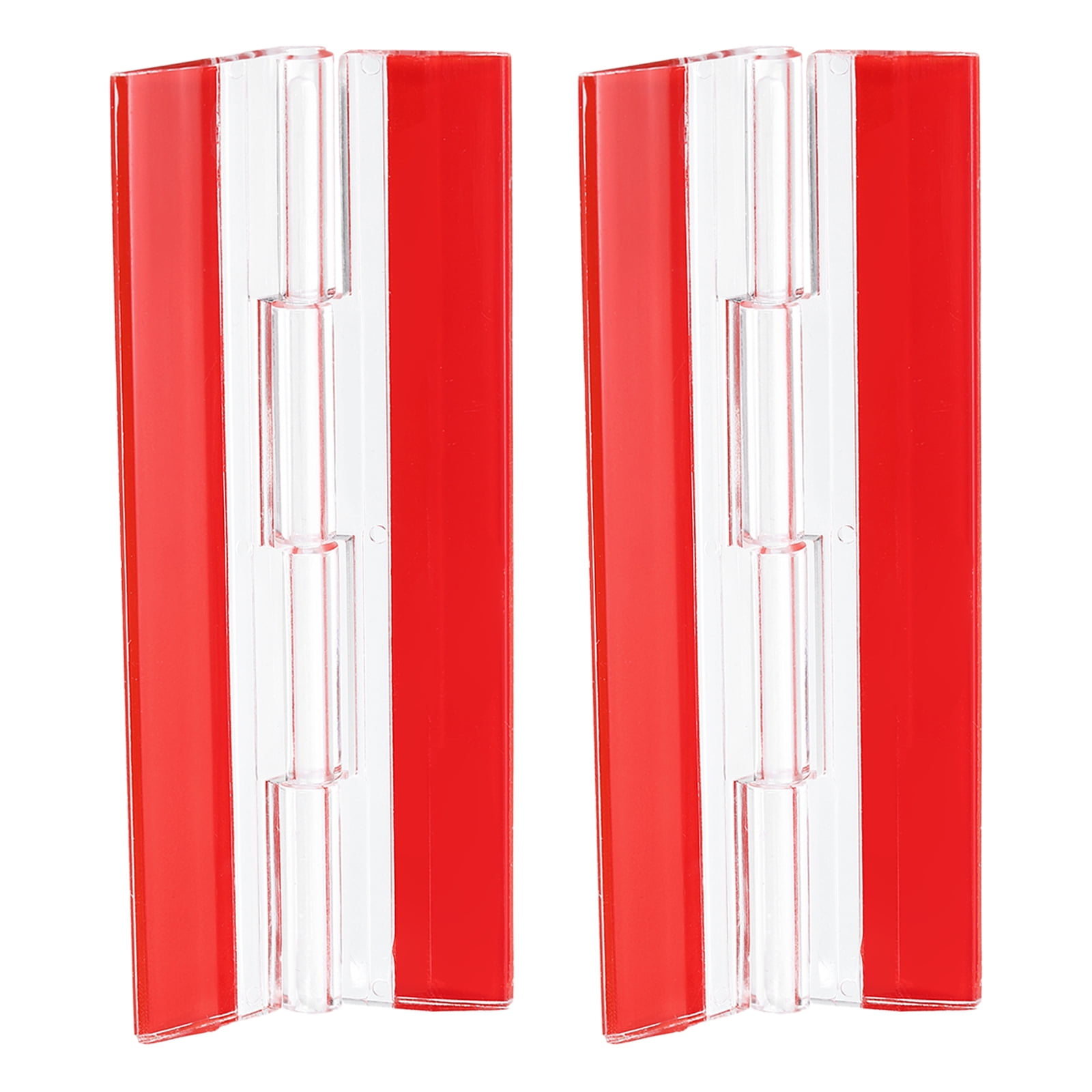 Uxcell 2Pack 100x42mm Acrylic Hinges Self Adhesive Clear Continuous ...
