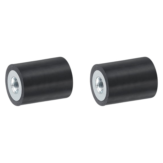 Uxcell 2Pack 15 x 20mm Rubber Female M5 Thread Isolator Replaces Anti ...