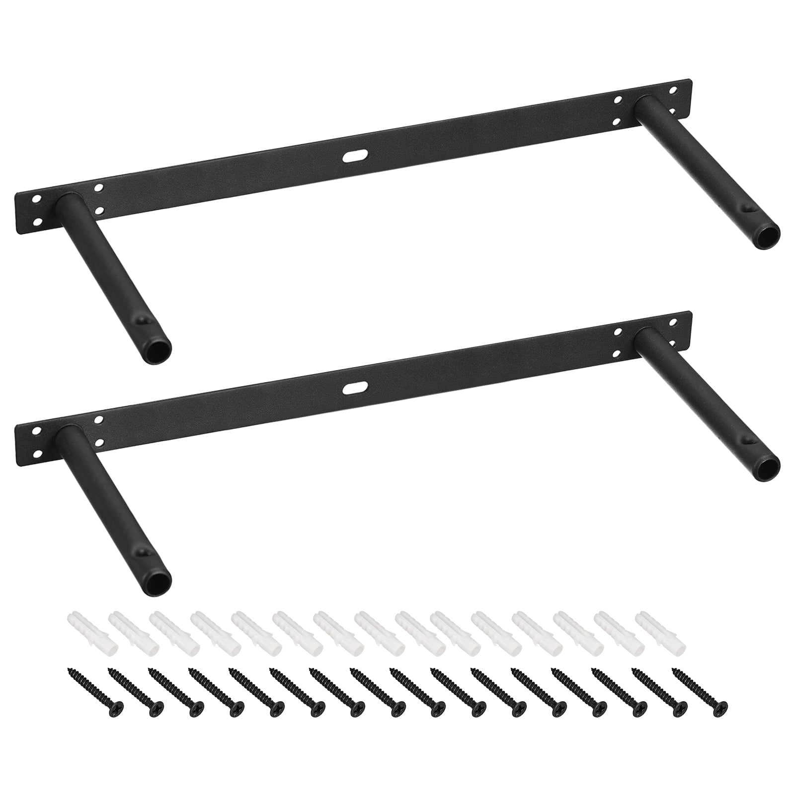 Uxcell 2Pack 16 Inch Wall Mounting Floating Shelf Bracket Blind Shelf ...