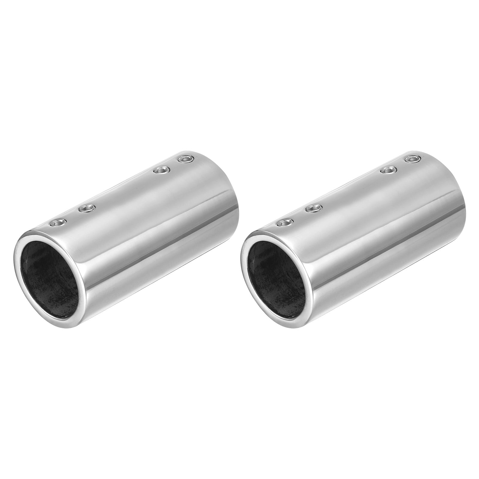 Uxcell 2Pack 2-Way 70mm 316 Stainless Steel Straight Pipe Fitting ...