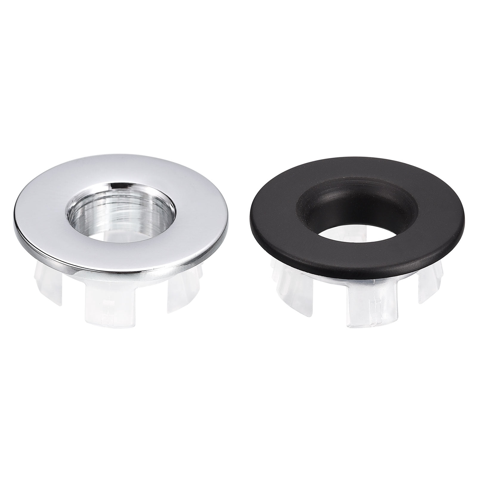 Uxcell 2Pack 23mm Sink Trim Overflow Cover Ring Round Hole Insert in ...