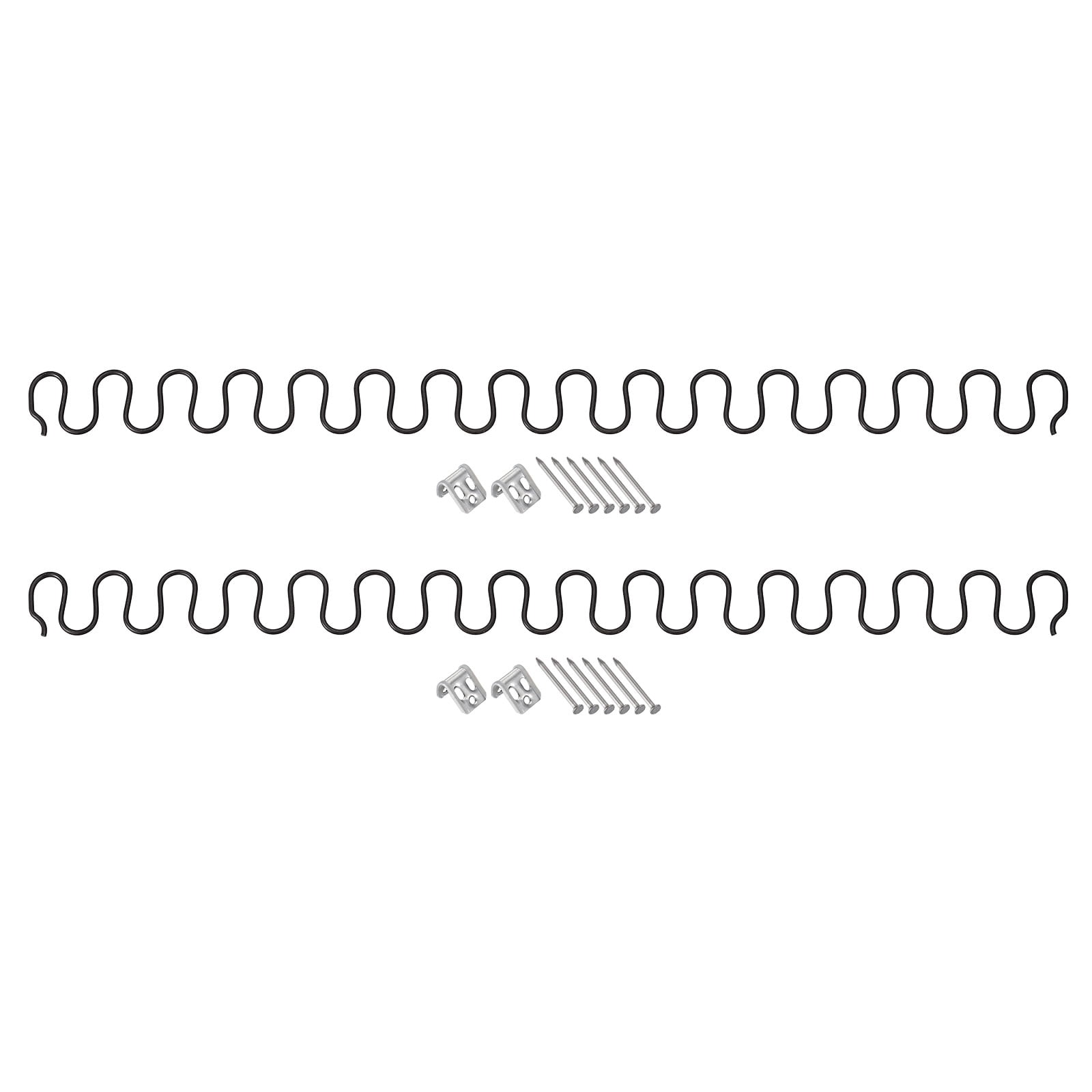 Uxcell 2Pack 27.6" Flat Sofa Spring Replacement Kit for Furniture Couch ...