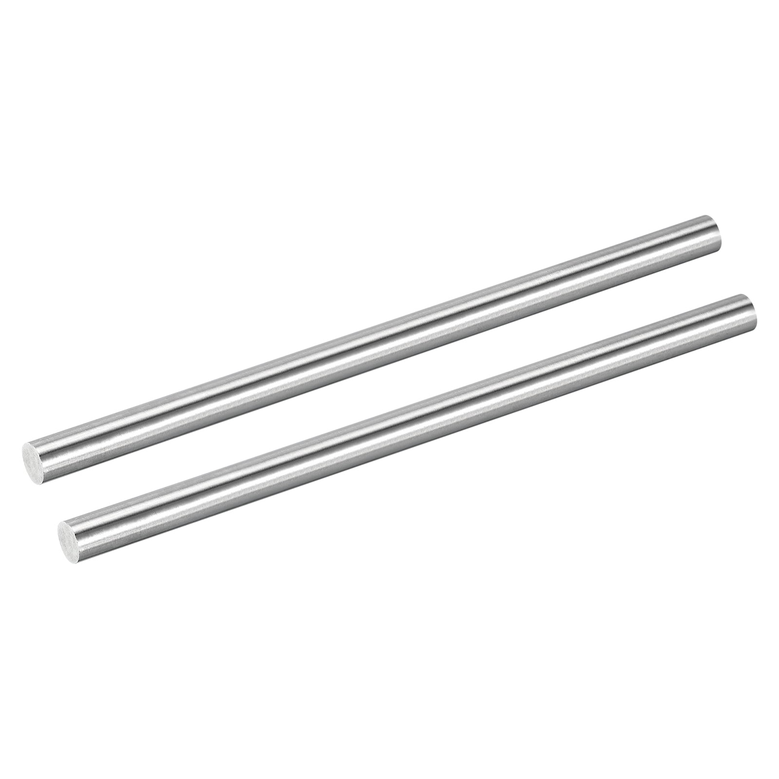 Uxcell 2Pack 304 Stainless Steel Rods, 12mm x 305mm Metal Solid Shaft ...