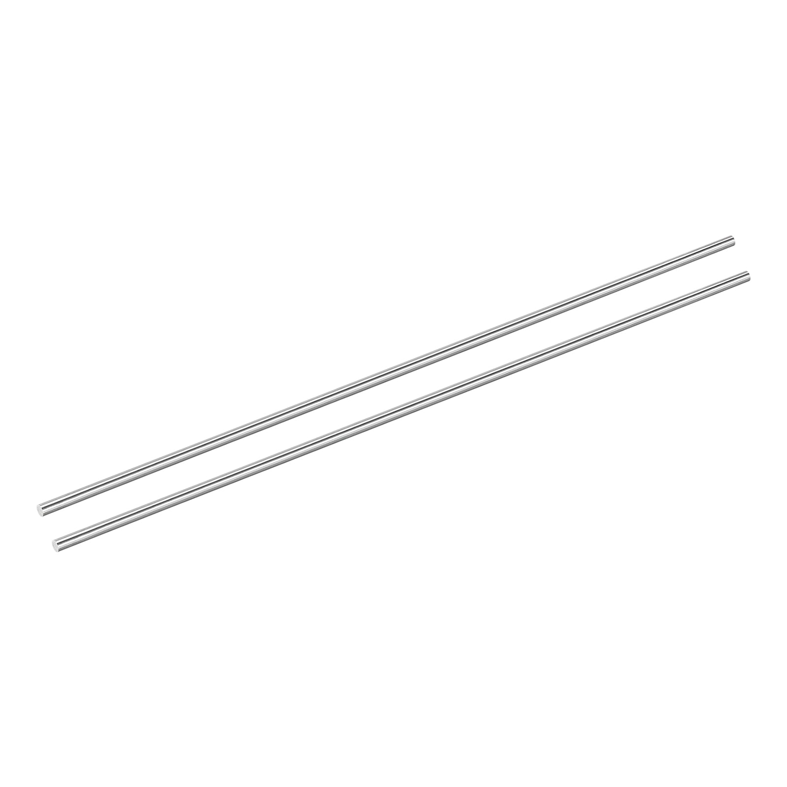 Uxcell 2Pack 304 Stainless Steel Rods, 6mm x 407mm Metal Solid Shaft ...