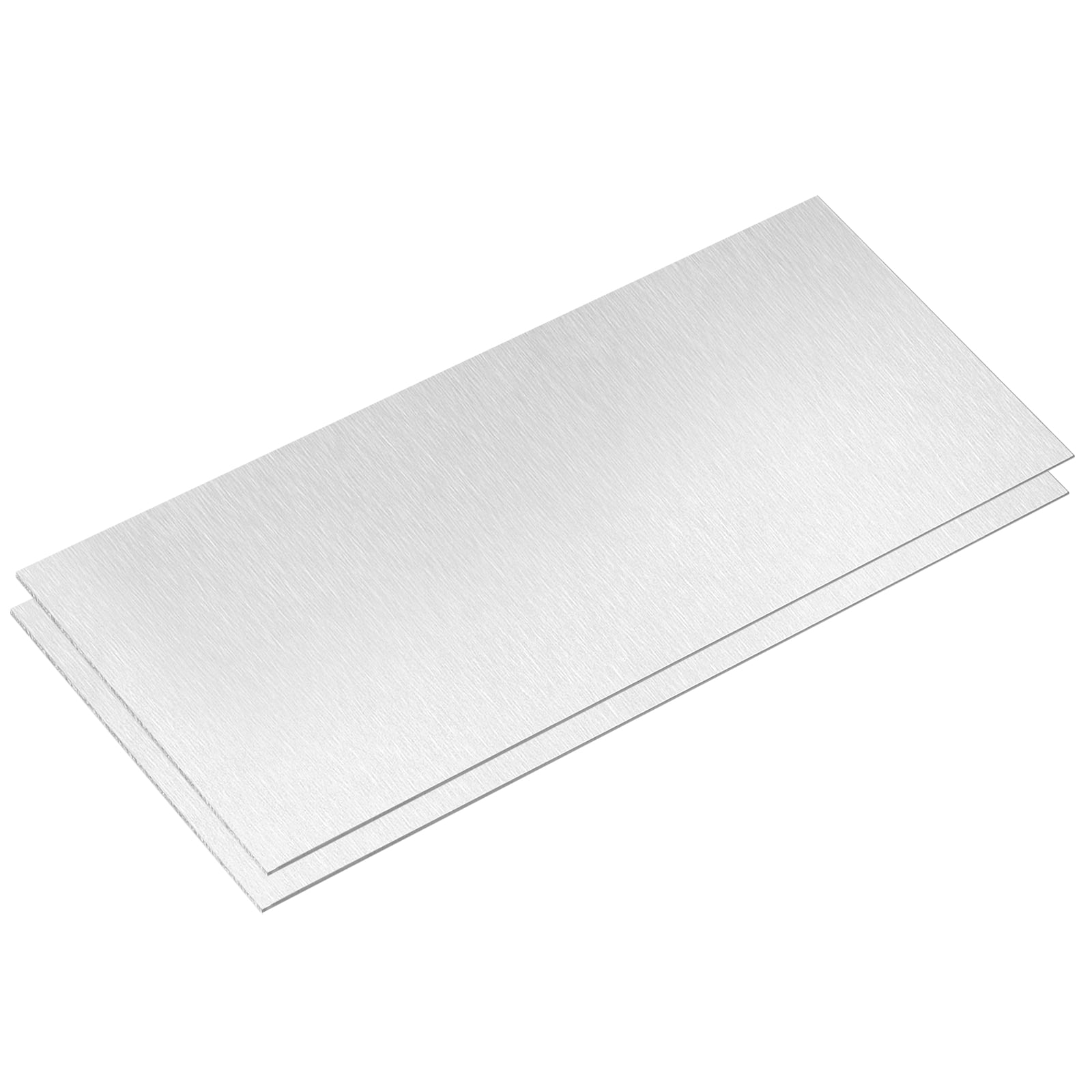 Uxcell 2Pack 305mm x 150mm x 0.3mm Rectangle 5052 Aluminum Sheet Flat ...