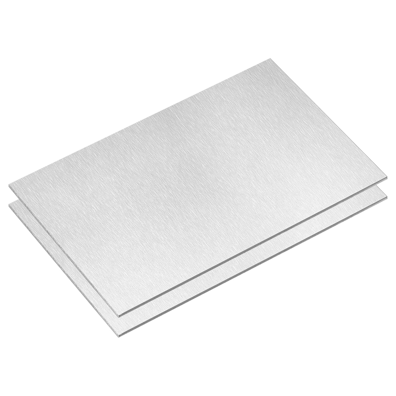 Uxcell 2Pack 305mm x 200mm x 1.5mm Rectangle 6061 Aluminum Sheet Flat ...