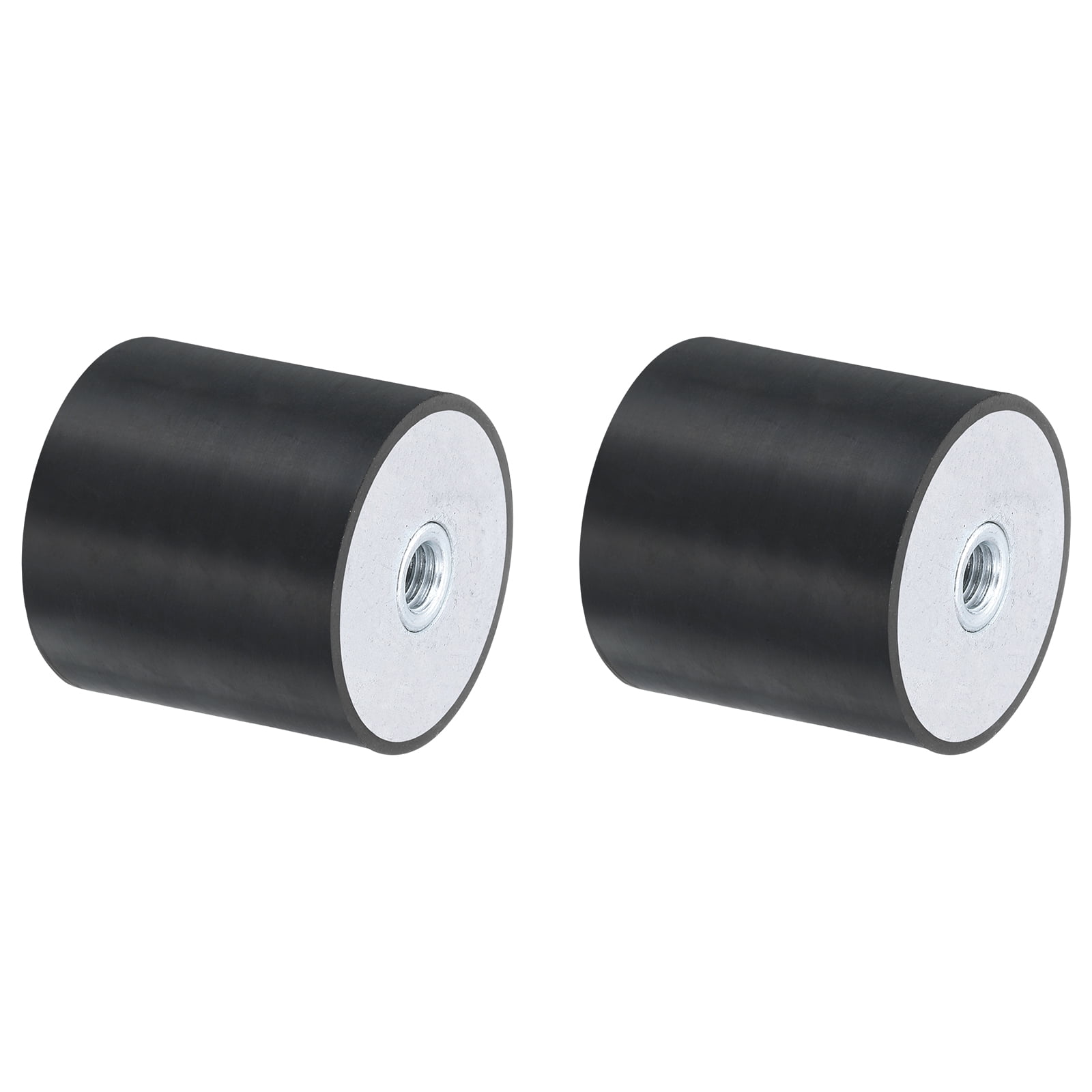 Uxcell 2Pack 40 x 40mm Rubber M8 Thread Mount Isolator Replaces Anti ...