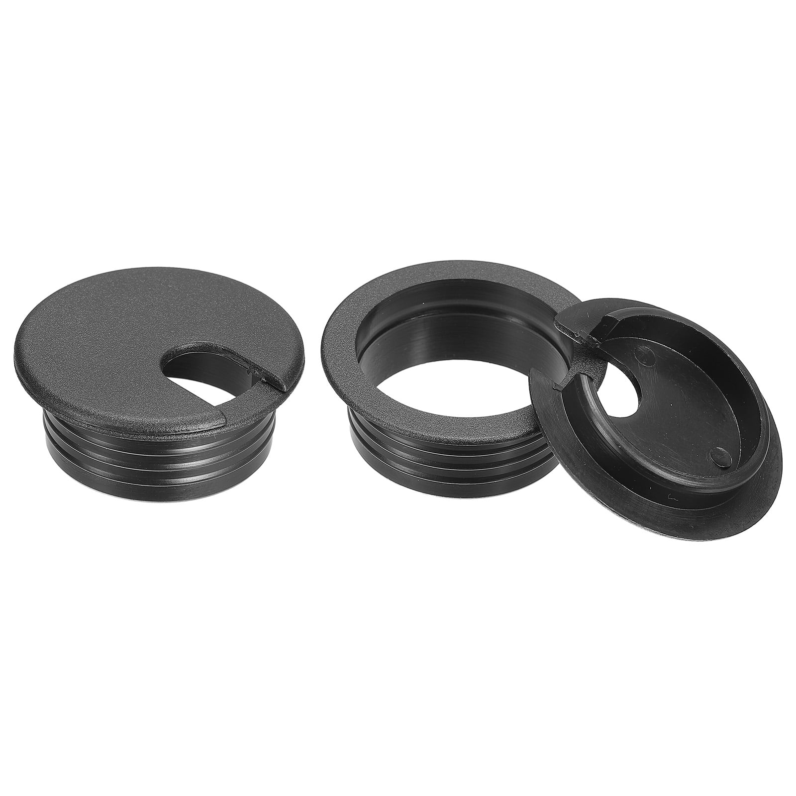 Uxcell 2Pack 45mm Cable Hole Cover ABS Desk Cable Wire Cord Grommet for ...