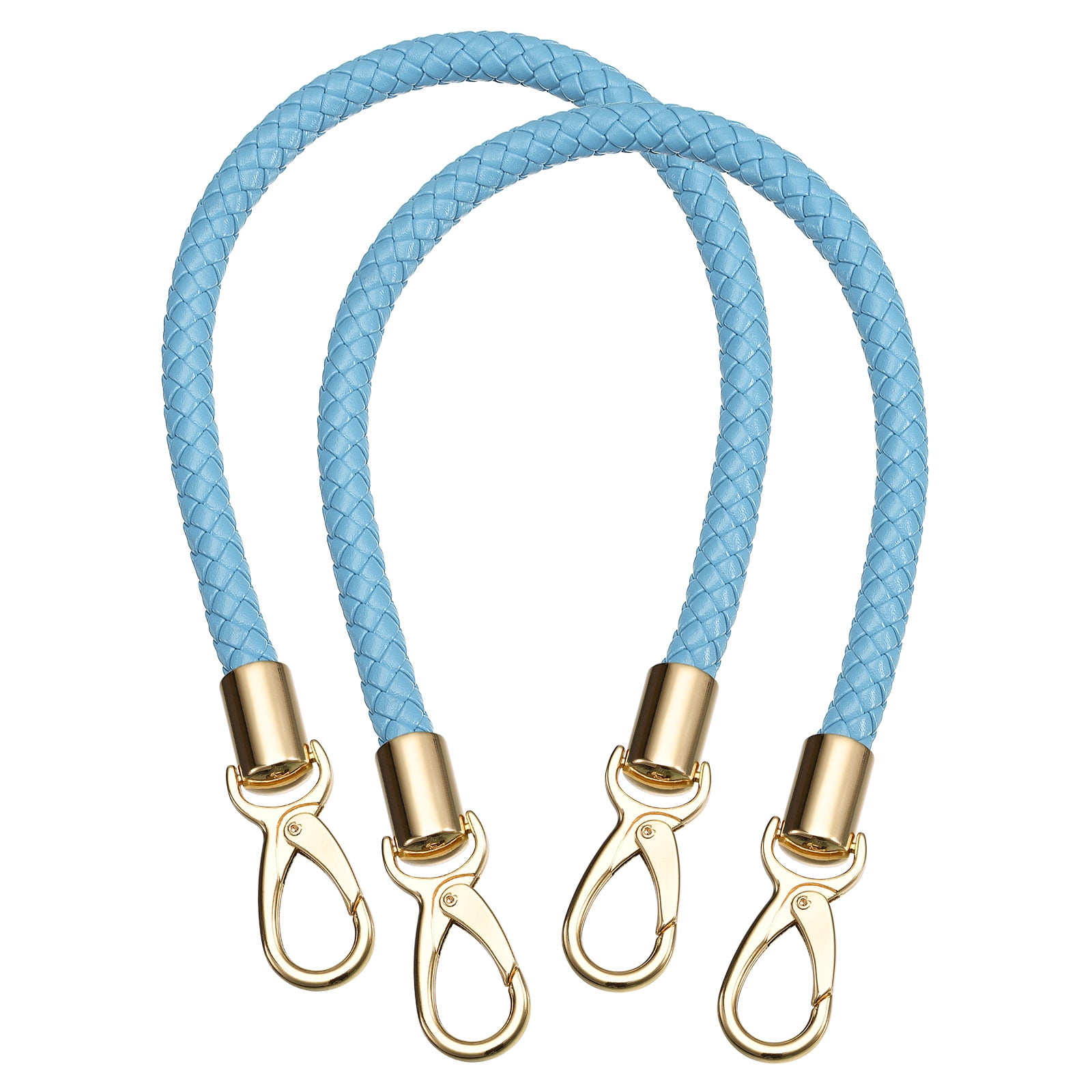 Uxcell 2Pack 50cm/19.7" Braided Leather Purse Replacement Strap for ...
