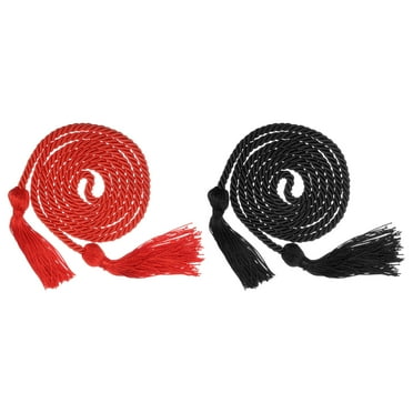 Uxcell 67" Graduation Honor Cord with Tassel Braided Graduation Ropes ...
