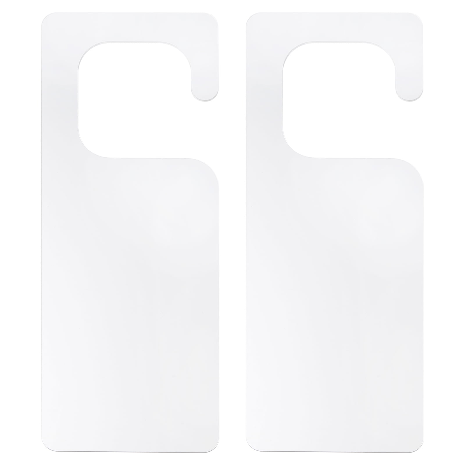 Uxcell 2Pack 9.84" Door Hanger Signs Acrylic Sign DIY Blank Door Tag ...
