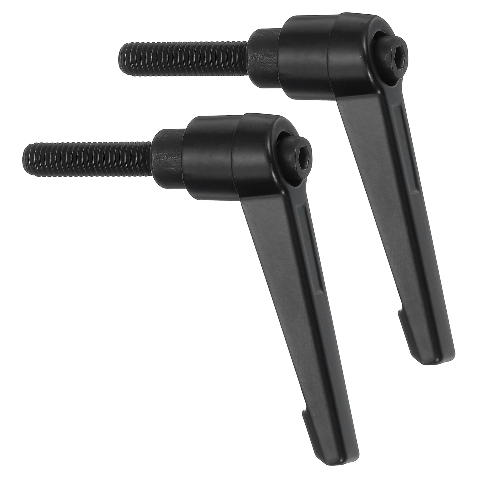 Uxcell 2Pack Clamping Lever Handles, M6 x 25mm Adjustable Knobs Handle ...