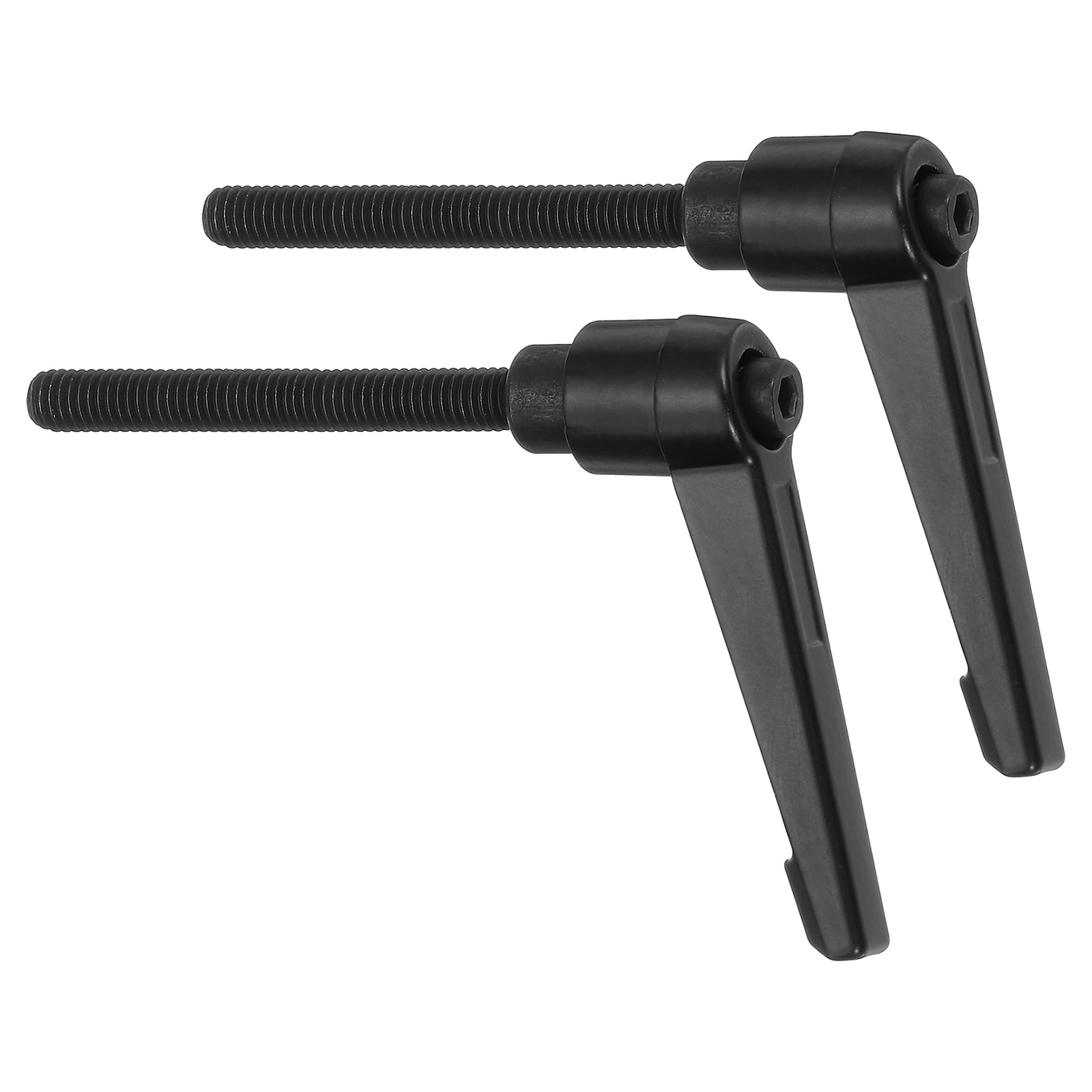 Uxcell 2Pack Clamping Lever Handles, M6 x 50mm Adjustable Knobs Handle ...