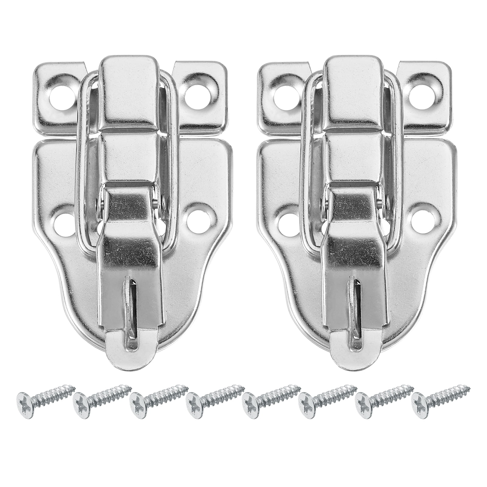 Uxcell 2Pack Duck-Billed Toggle Hasp Latch with Padlock Hole, Metal Box ...