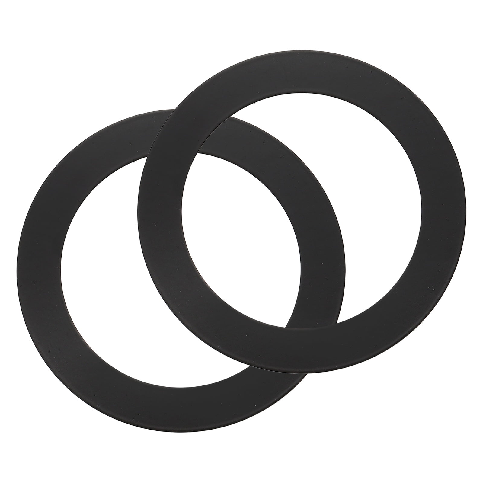 Uxcell 2Pack Goof Rings, 3.6" ID 4.9" OD Steel Flat Goof Trim Ring ...