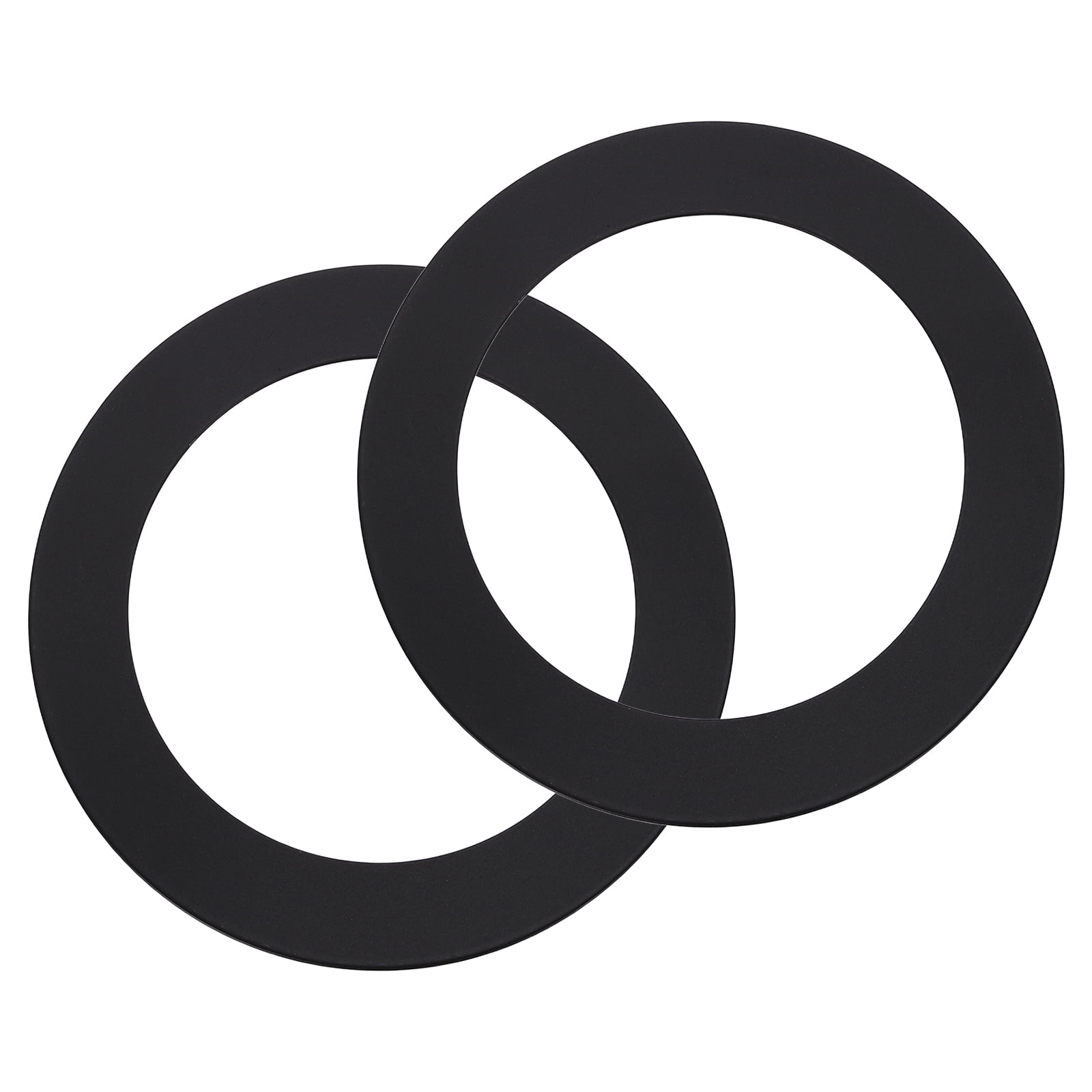 Uxcell 2Pack Goof Rings, 3.8" ID 5.3" OD Steel Flat Goof Trim Ring ...
