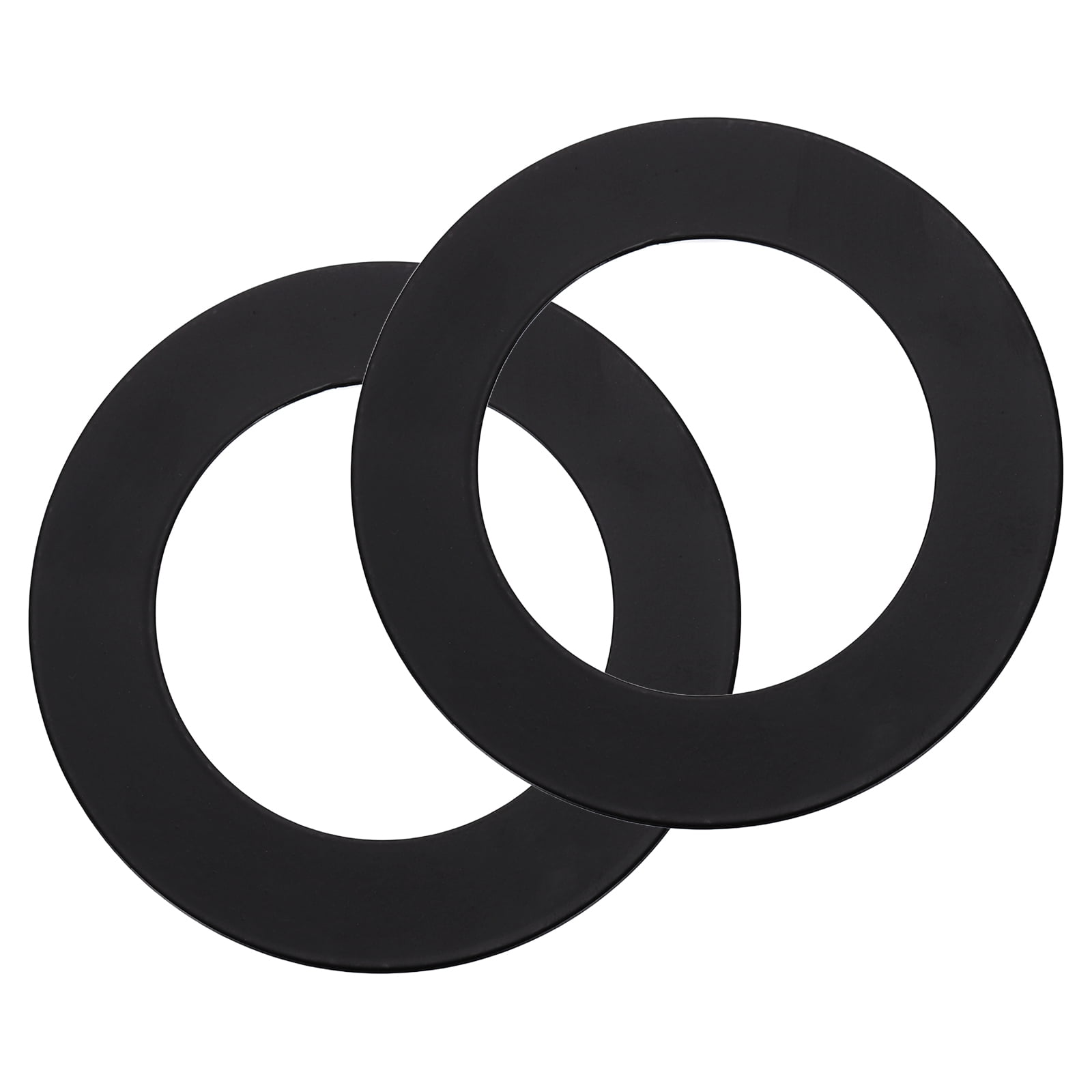 Uxcell 2Pack Goof Rings, 3" ID 4.5" OD Steel Flat Goof Trim Ring Light ...