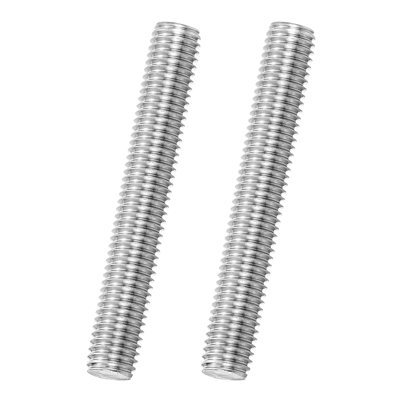 Uxcell 2Pack M12x80mm 316 Stainless Steel Fully All Threaded Rod Studs ...