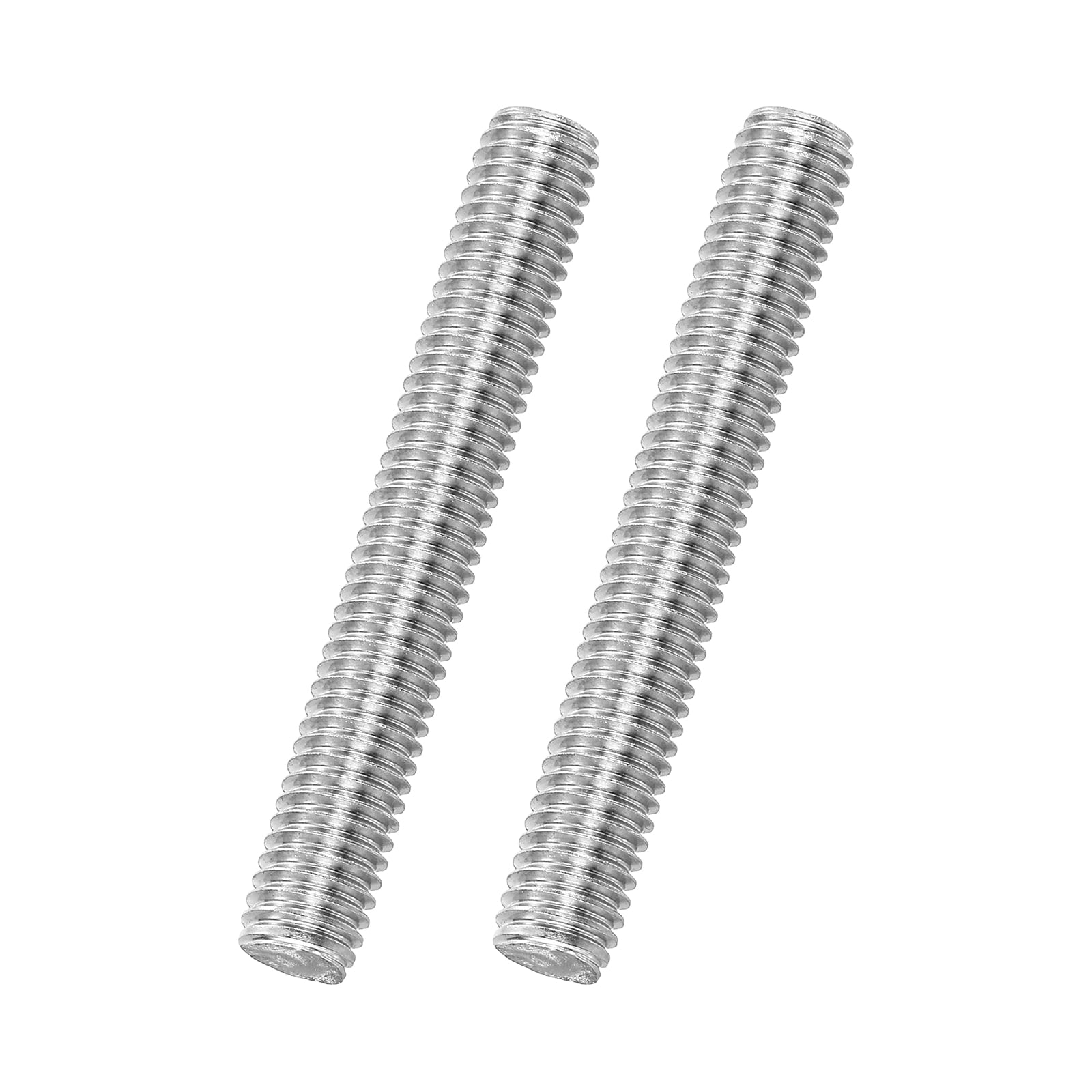 Uxcell 2Pack M8x55mm 316 Stainless Steel Fully All Threaded Rod Studs ...