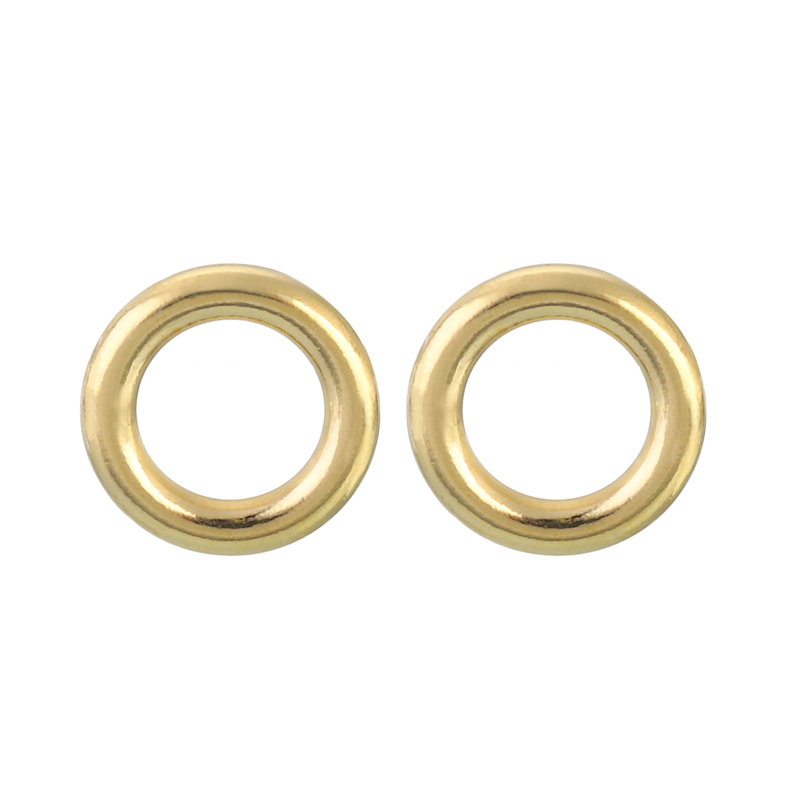 Uxcell 2Pack O Ring Buckle 8mm/0.31", Brass Seamless Welded Circle Loop ...