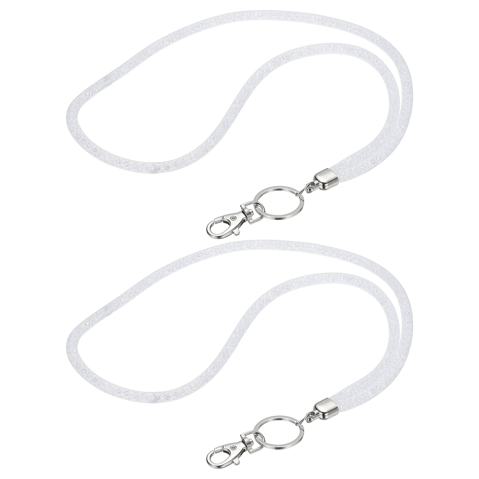 Uxcell 2Pack Rhinestone Lanyard for Keys, 15.7" Bling Lanyards for ID ...