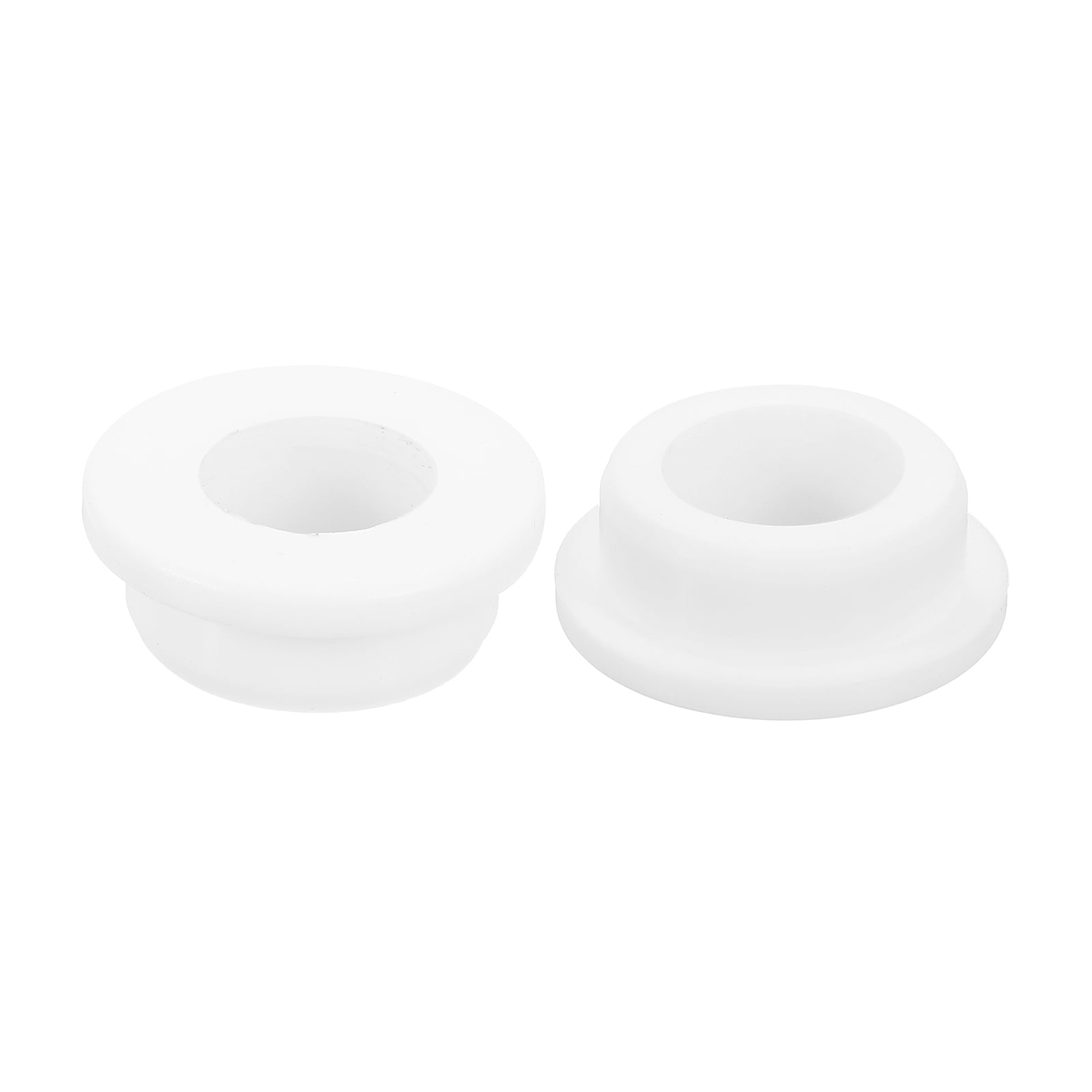 Uxcell 2Pack Rubber Grommets 28mm Drill Hole, 19mm ID White Hole Plug ...