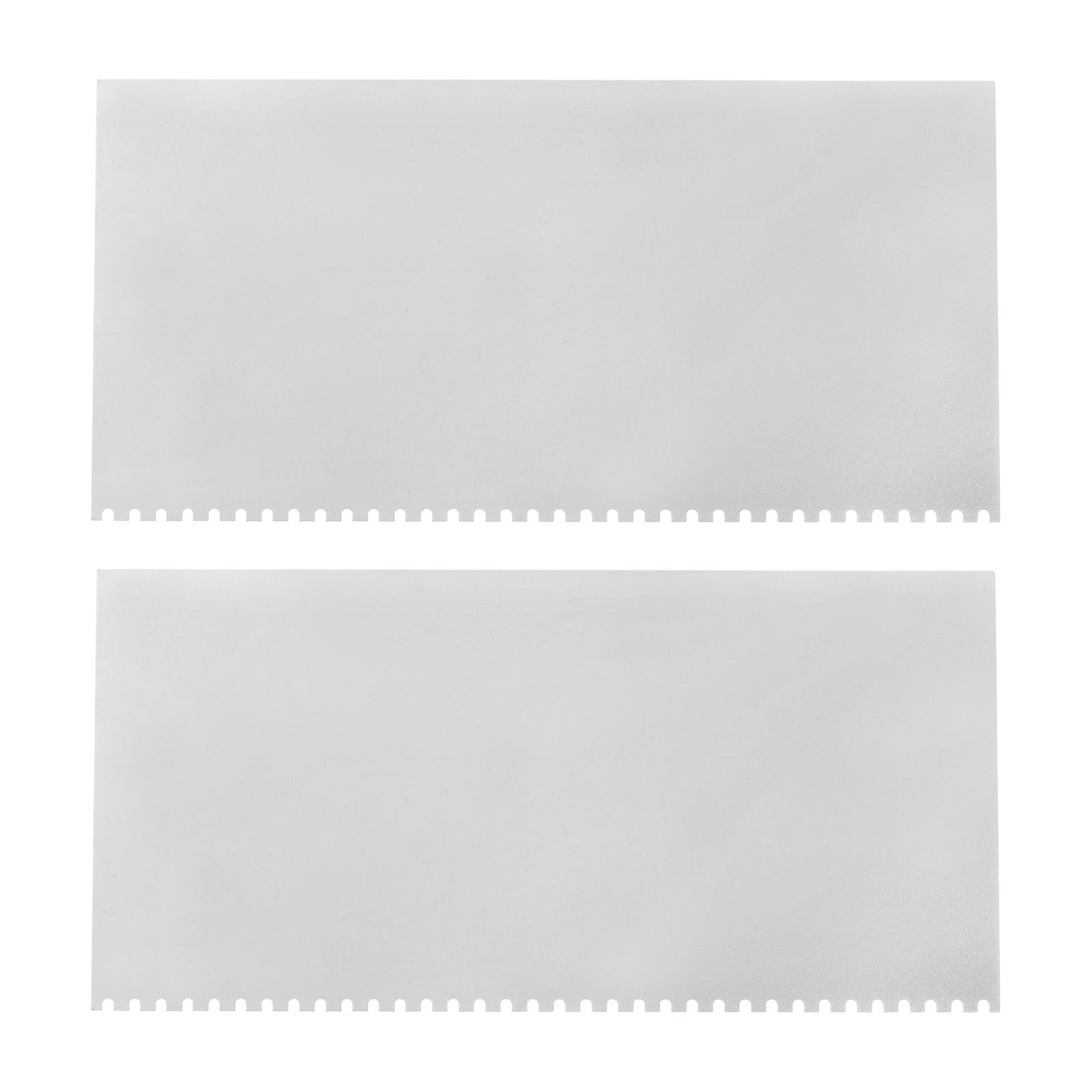 Uxcell 2Pack Stainless Steel Clay Scraper Pottery Clay Steel Serrated ...