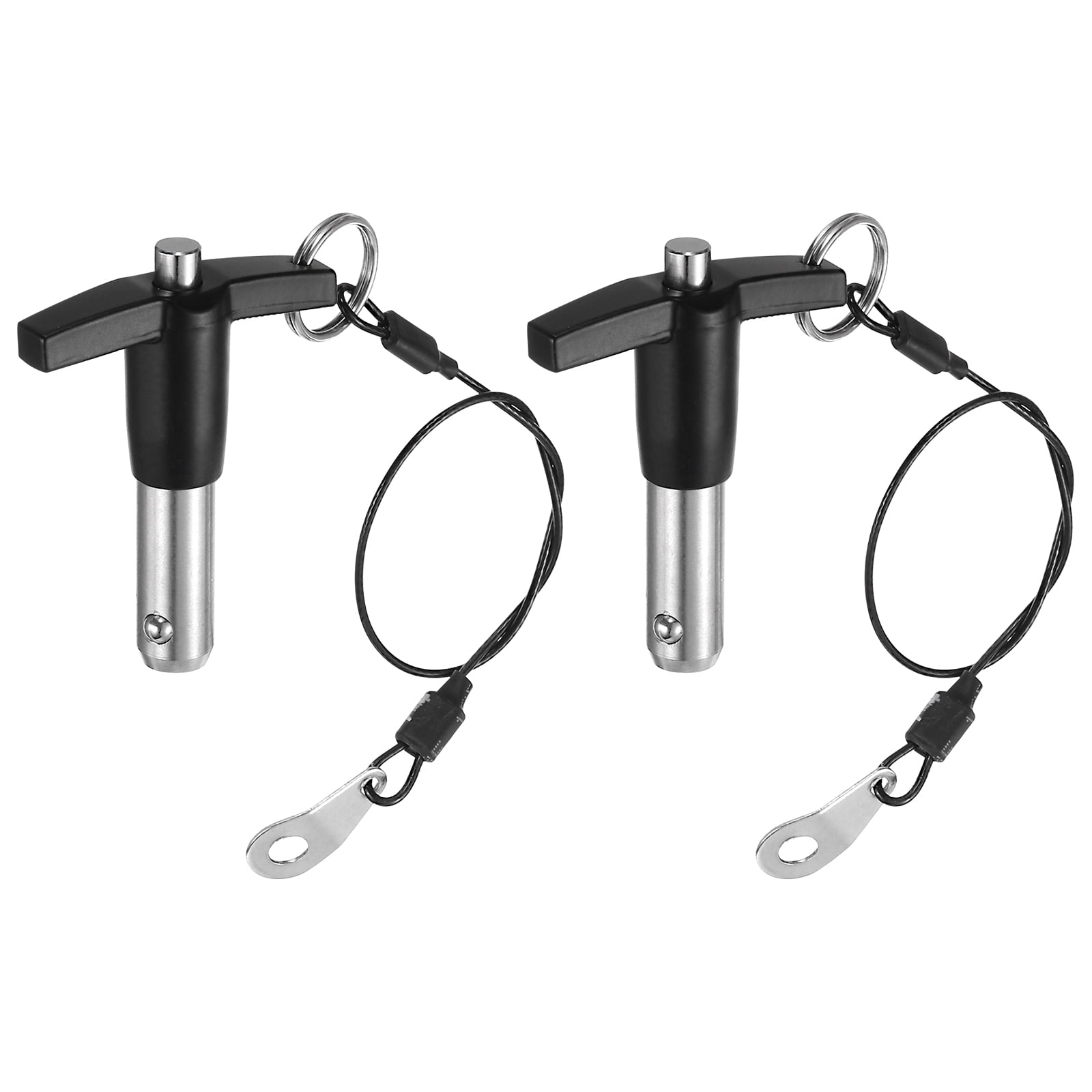 Uxcell 2Pack T Handle Lock Pins, 12mm x 20mm Usage Length Stainless ...