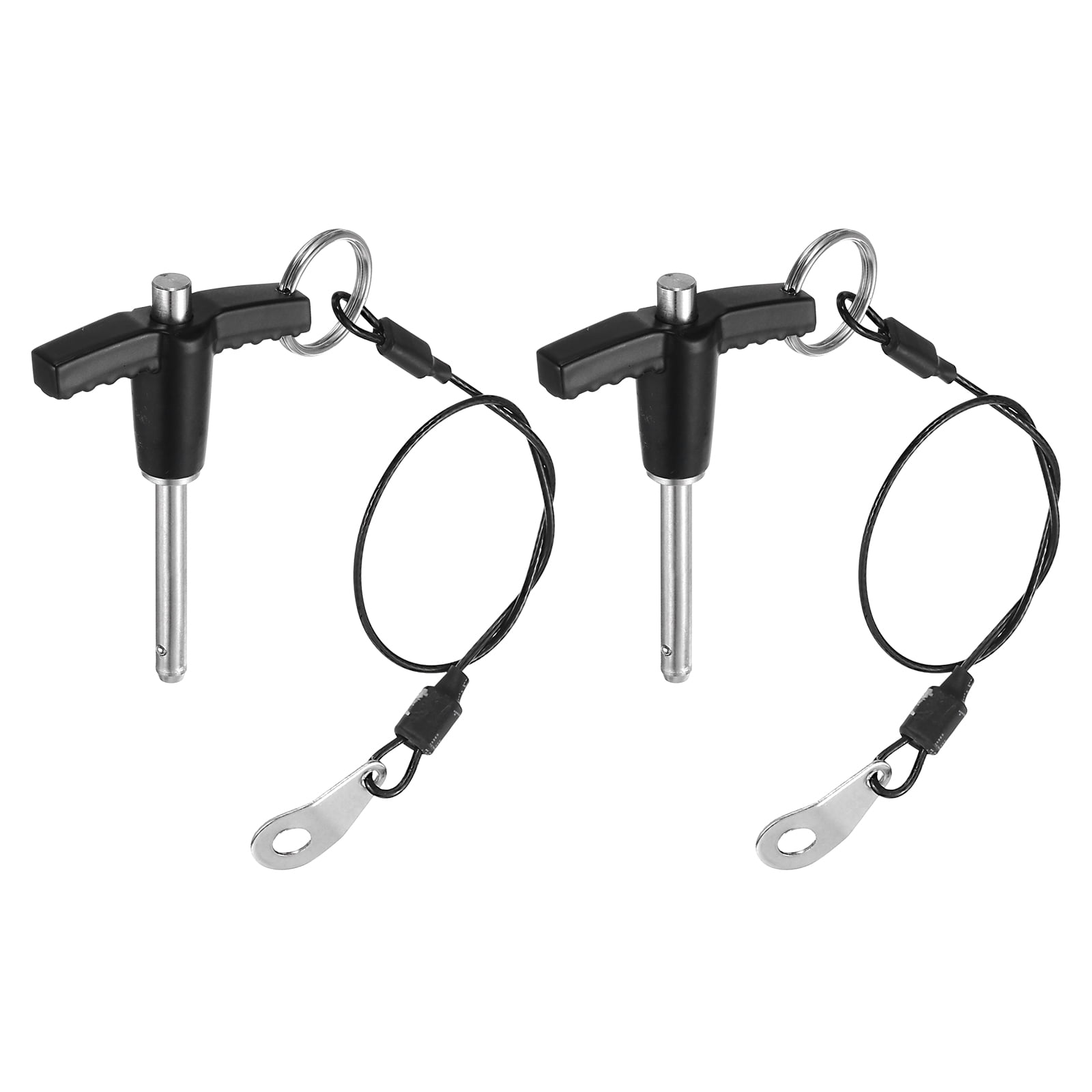 Uxcell 2Pack T Handle Lock Pins, 5mm x 30mm Usage Length Stainless ...
