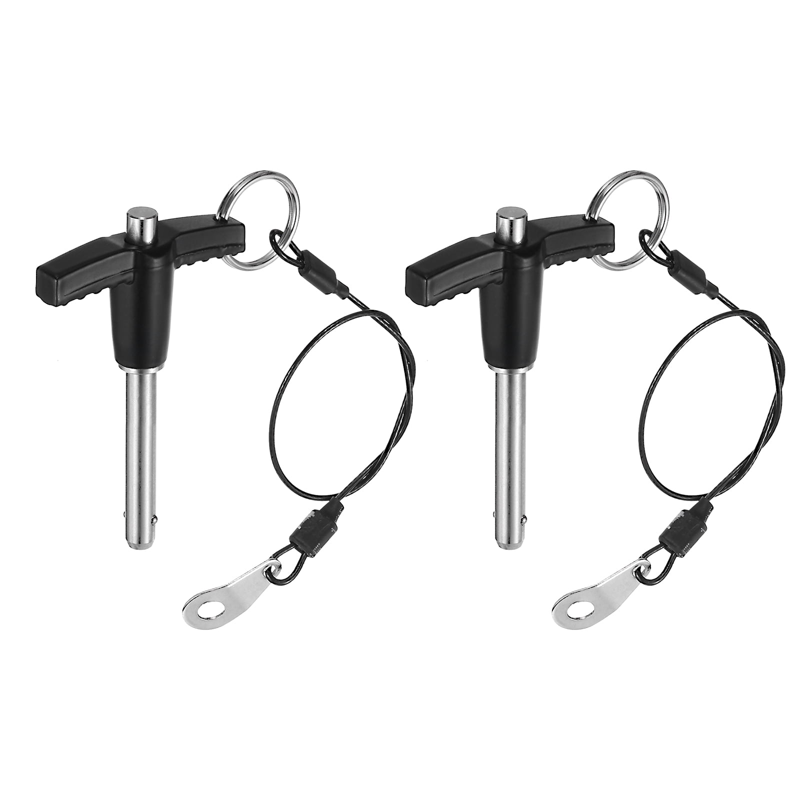 Uxcell 2Pack T Handle Lock Pins, 6mm x 30mm Usage Length Stainless ...