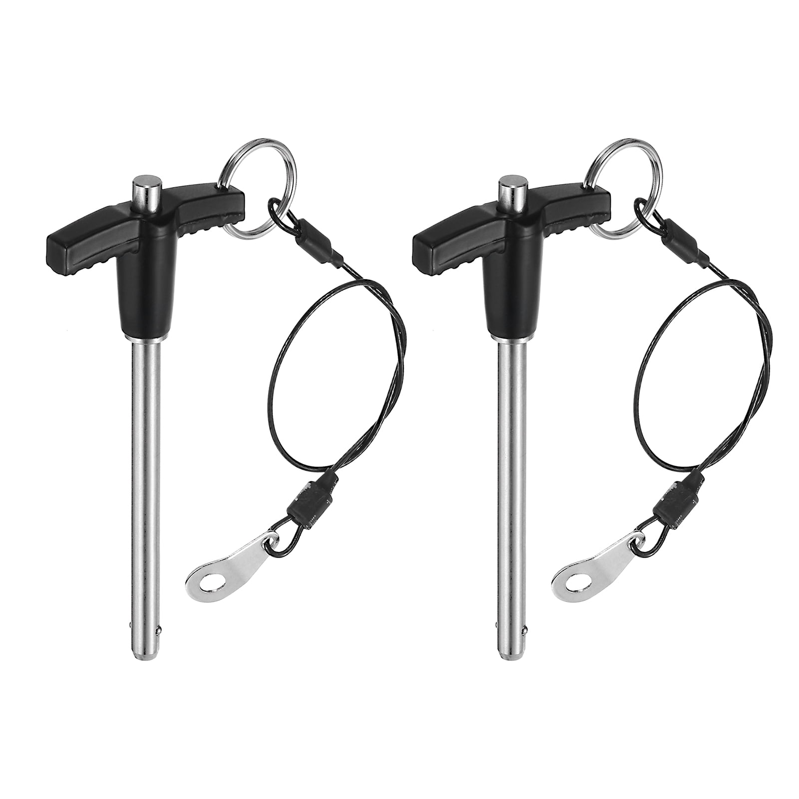 Uxcell 2Pack T Handle Lock Pins, 6mm x 60mm Usage Length Stainless ...