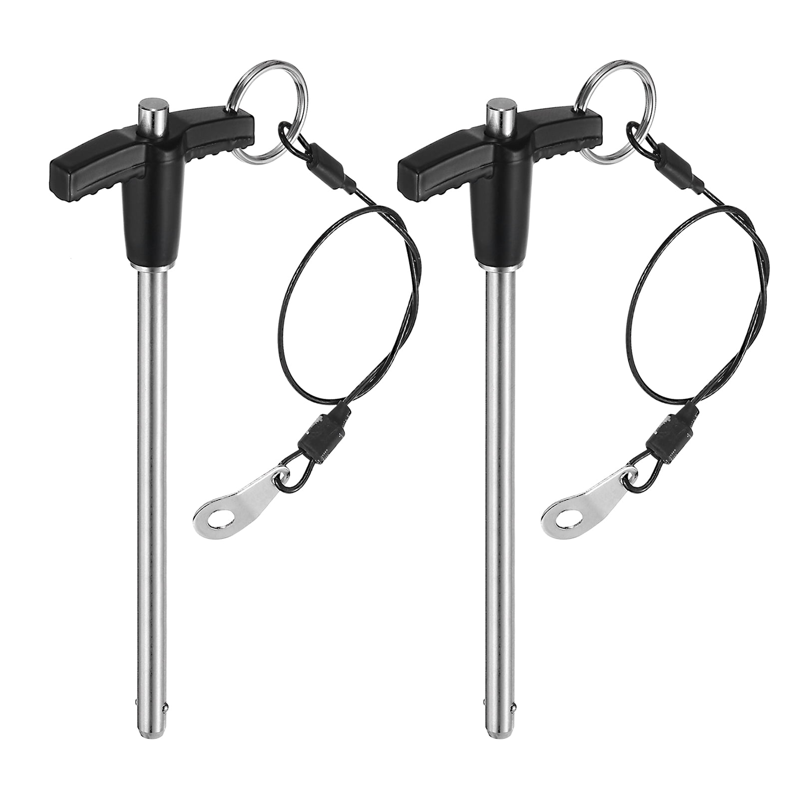 Uxcell 2Pack T Handle Lock Pins, 6mm x 90mm Usage Length Stainless ...