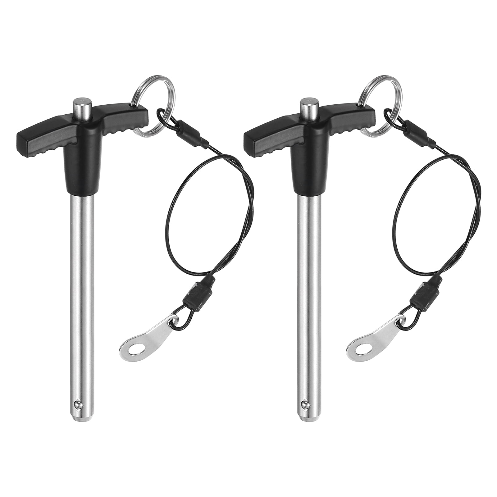 Uxcell 2Pack T Handle Lock Pins, 8mm x 70mm Usage Length Stainless ...
