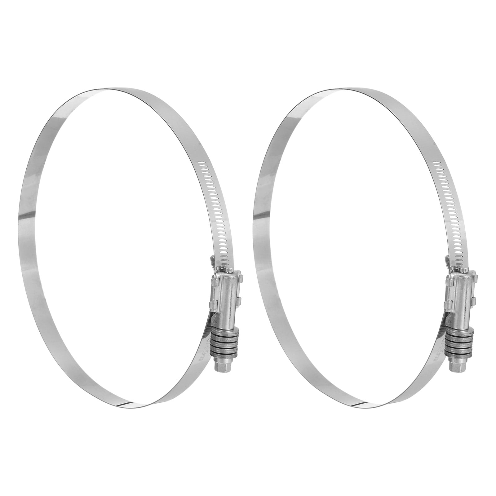 Uxcell 2Pack Worm Gear Drive Hose Clamps Constant Tension Adjustable ...