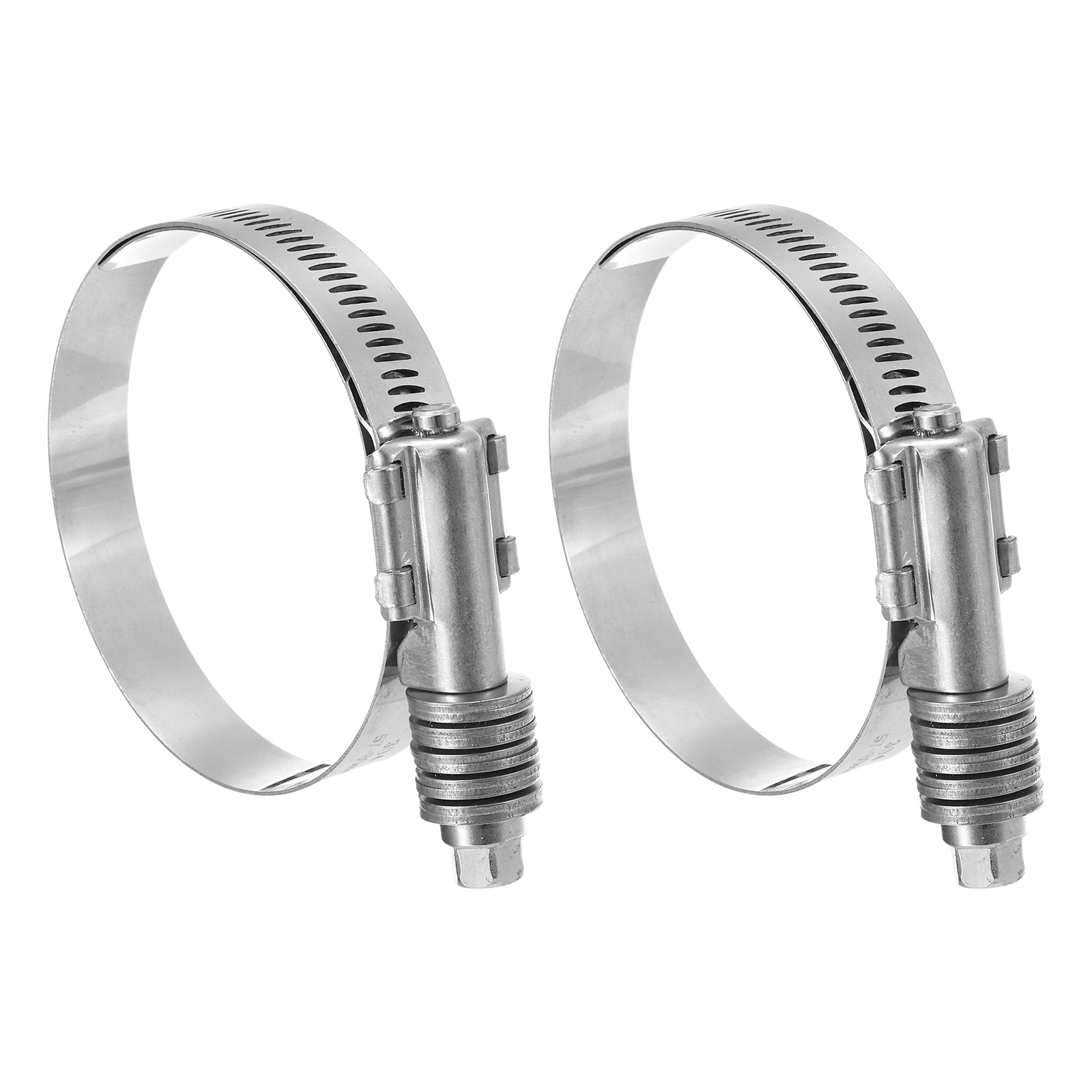 Uxcell 2Pack Worm Gear Drive Hose Clamps Constant Tension Adjustable ...