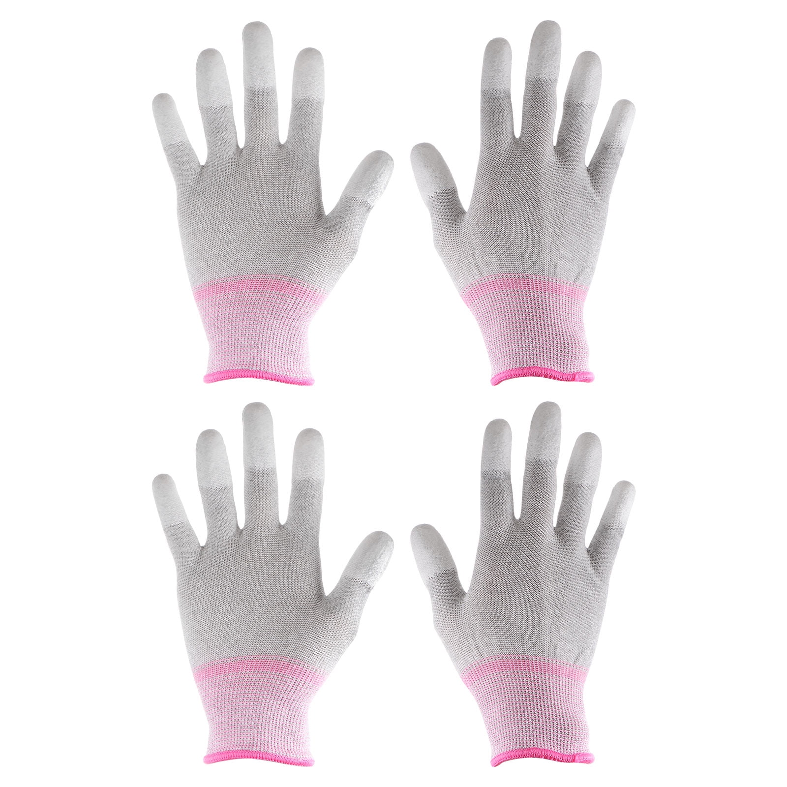 Uxcell 2Pairs ESD Anti Static Gloves 19cm Overlock Edge High Resistance ...