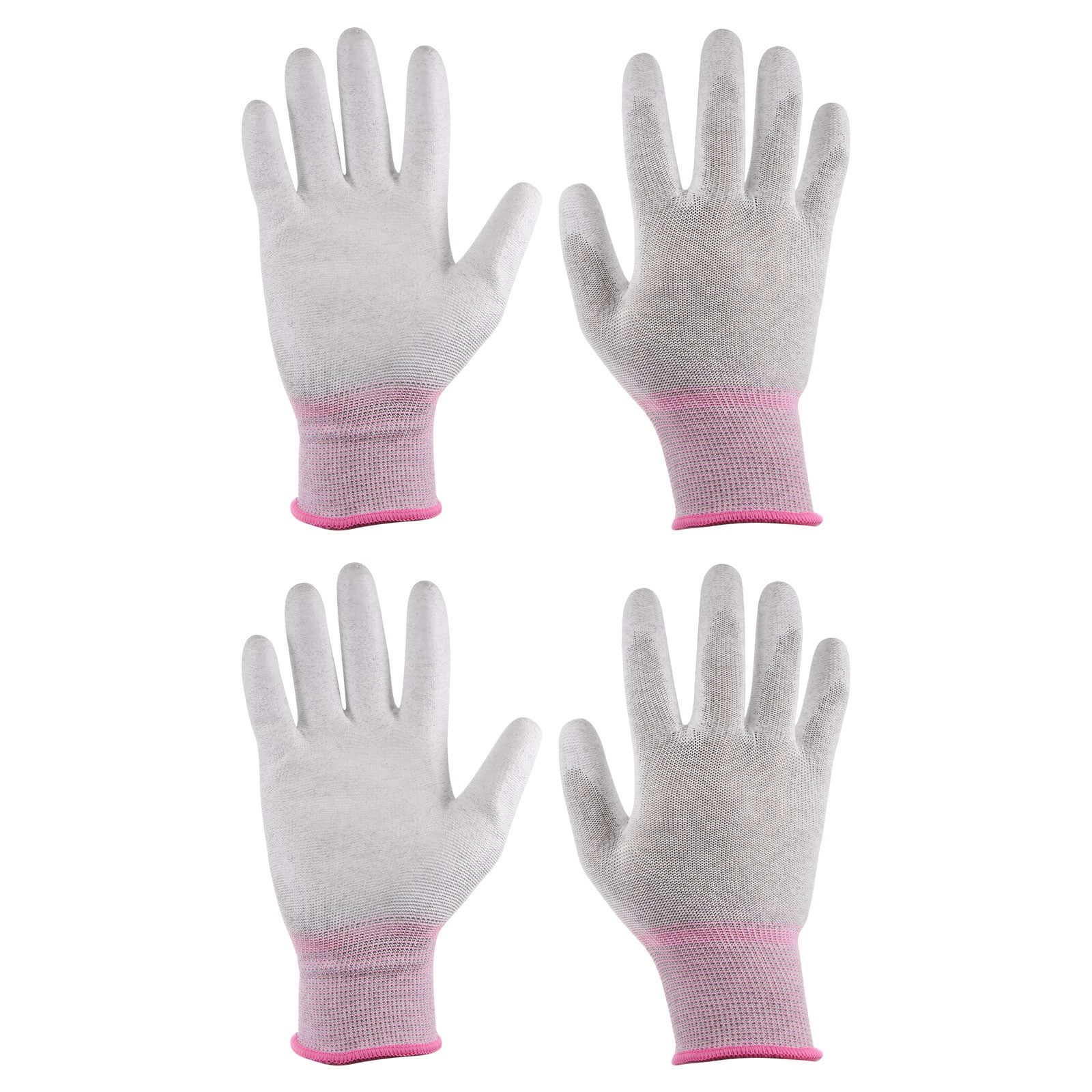 Uxcell 2Pairs ESD Anti Static Gloves 19cm PU Coated High Resistance ...
